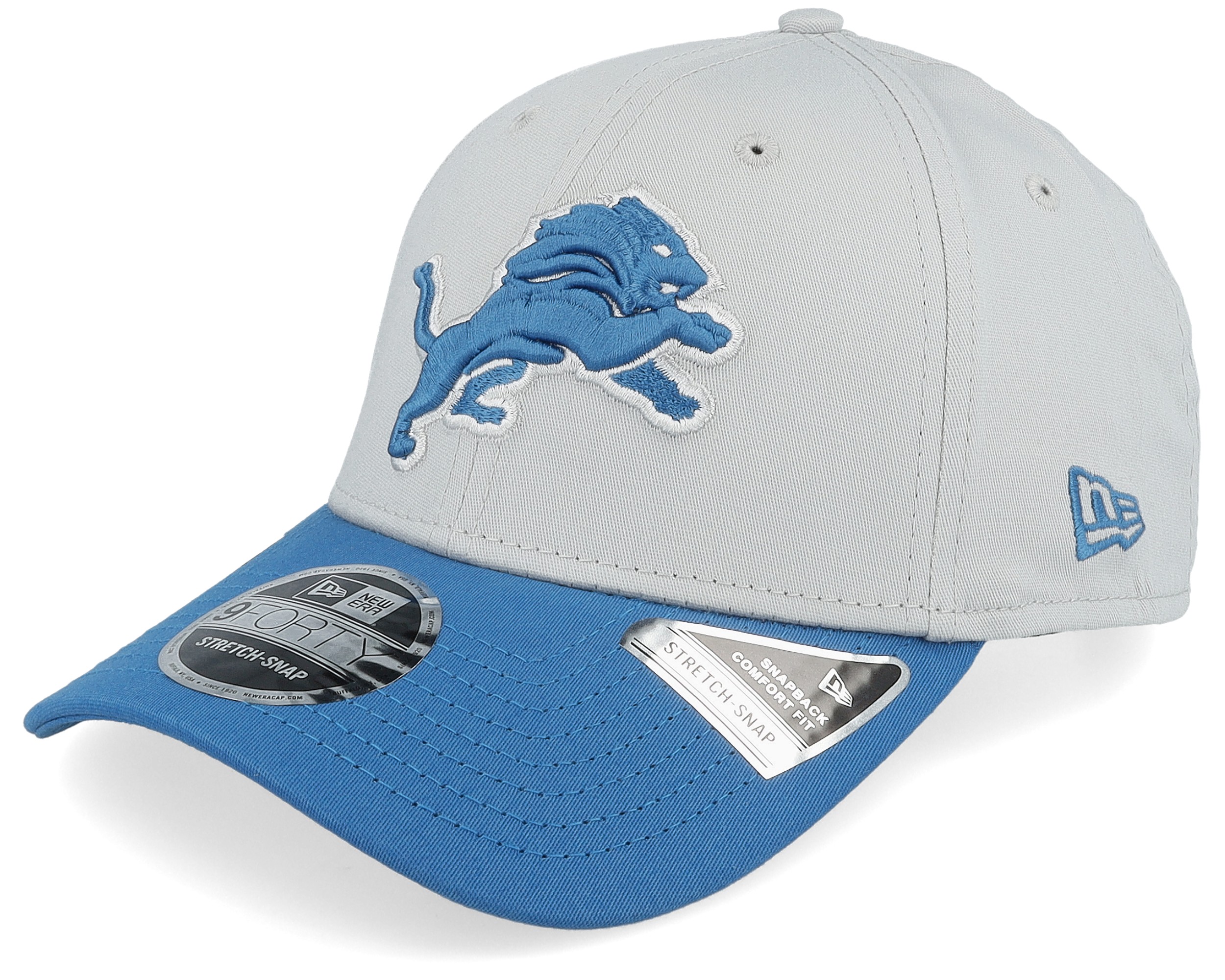 Detroit Lions NFL 9FORTY Grey/Pale Blue Adjustable - New Era | Hatstore.com