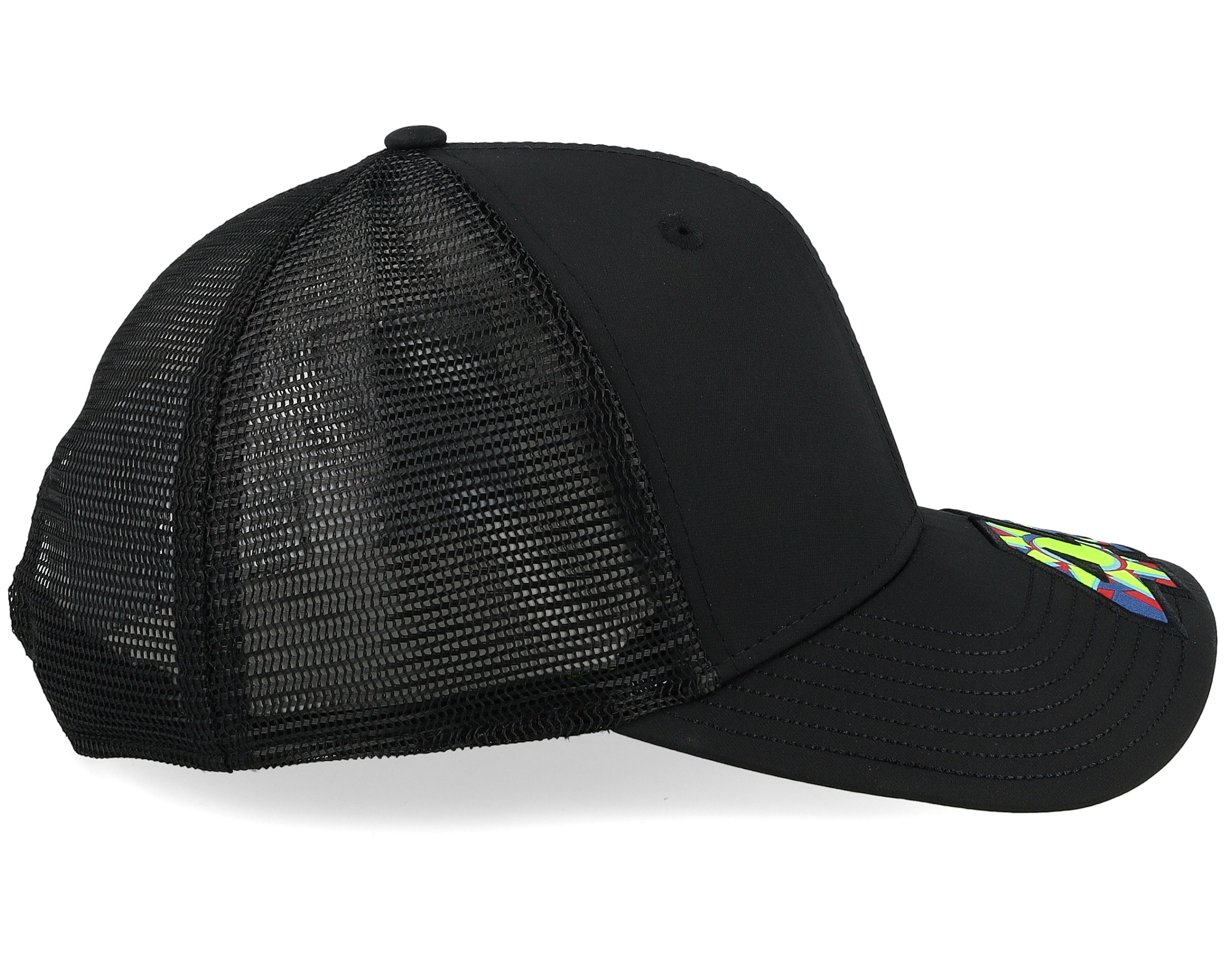 VR46 Moon Sun 9FIFTY VR46 Black/Neon Green Trucker - New Era Cap ...