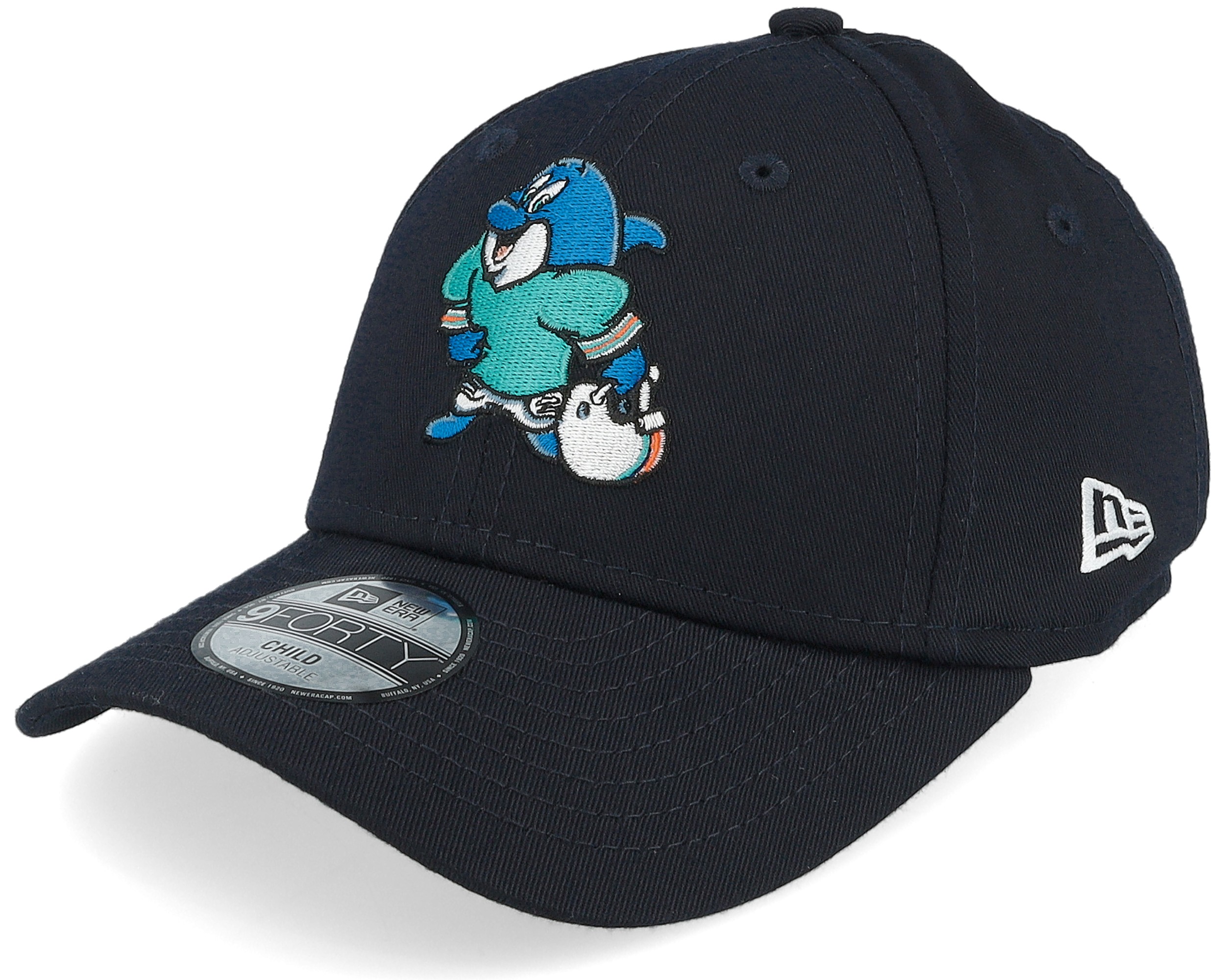 Kids Miami Dolphins NFL Mascot 9FORTY Navy Adjustable - New Era Cap ...