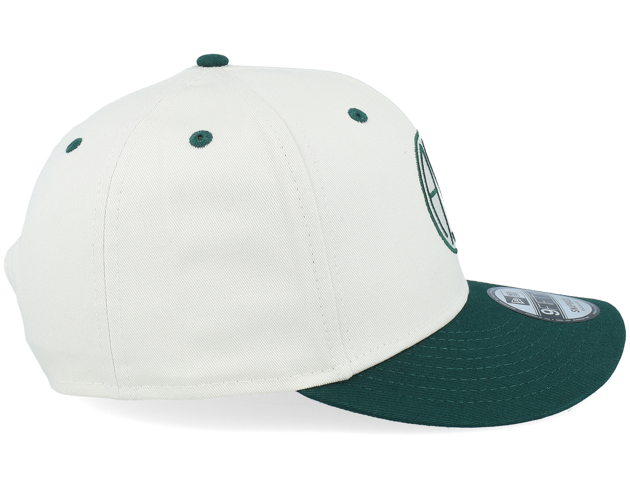 AS Roma Contrast Visor 9FIFTY Ivory/Green Adjustable - New Era 棒球帽 ...