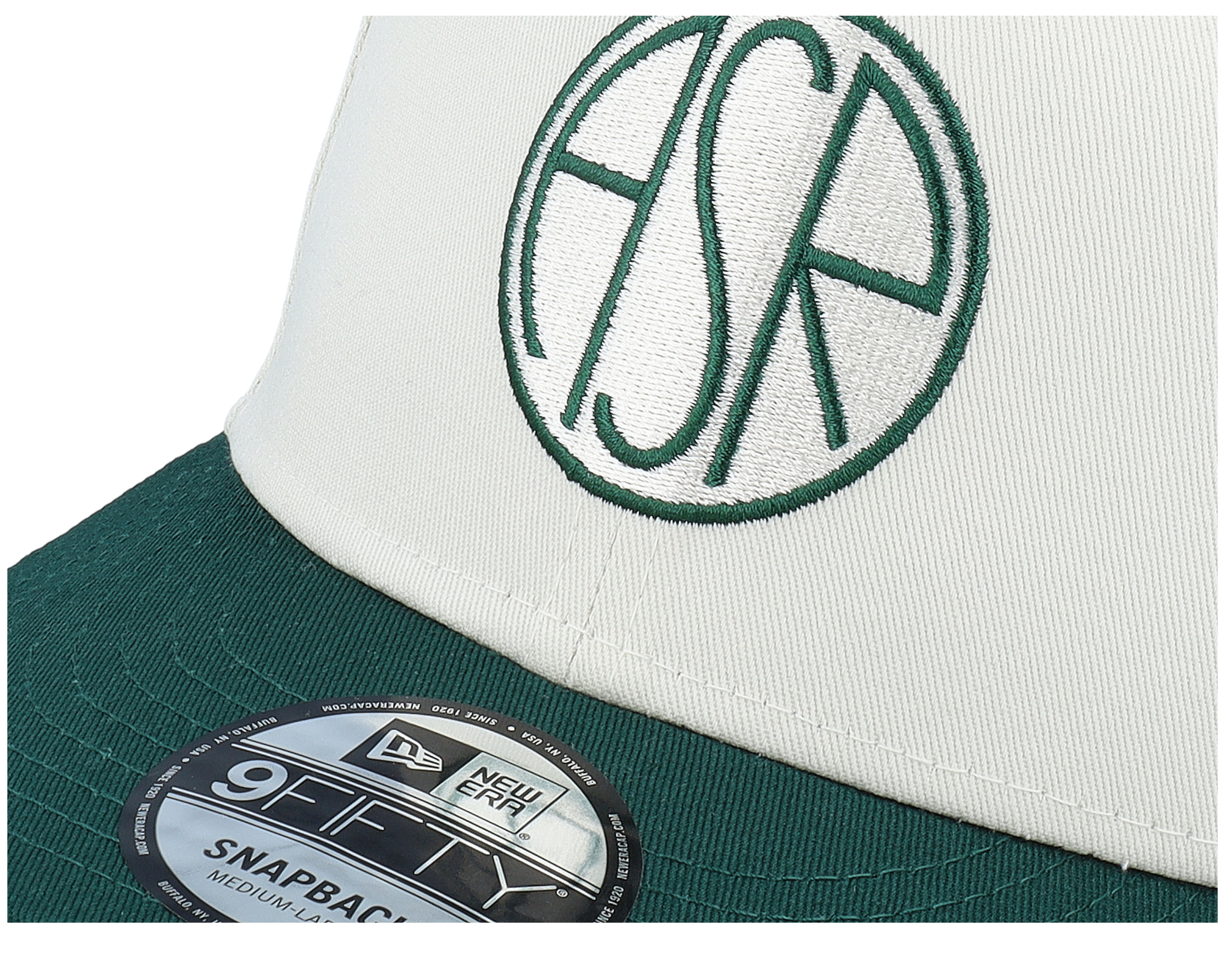 AS Roma Contrast Visor 9FIFTY Ivory/Green Adjustable - New Era 棒球帽 ...