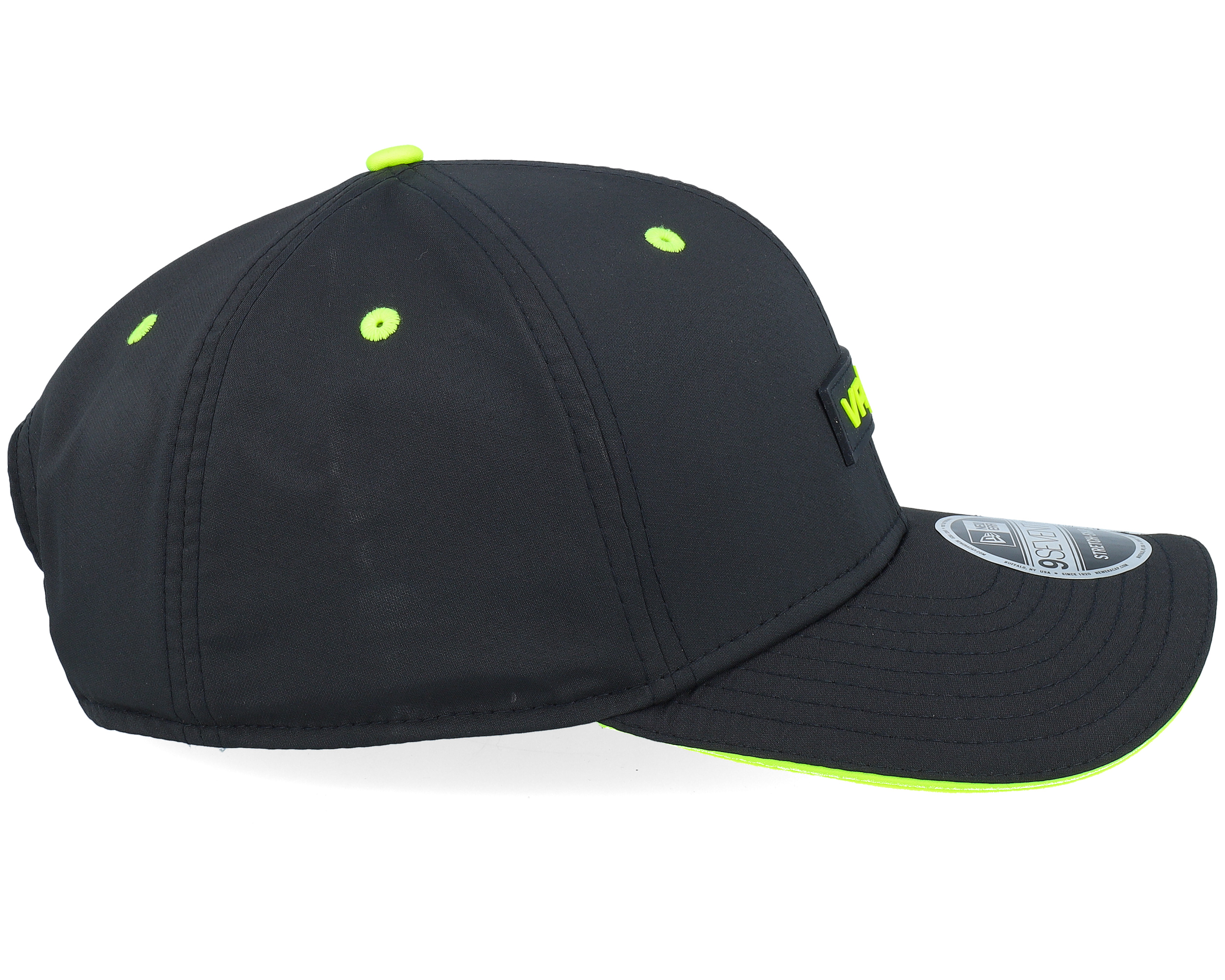 VR46 Core 9SEVENTY VR46 Black/Neon Green Adjustable - New Era Cap ...