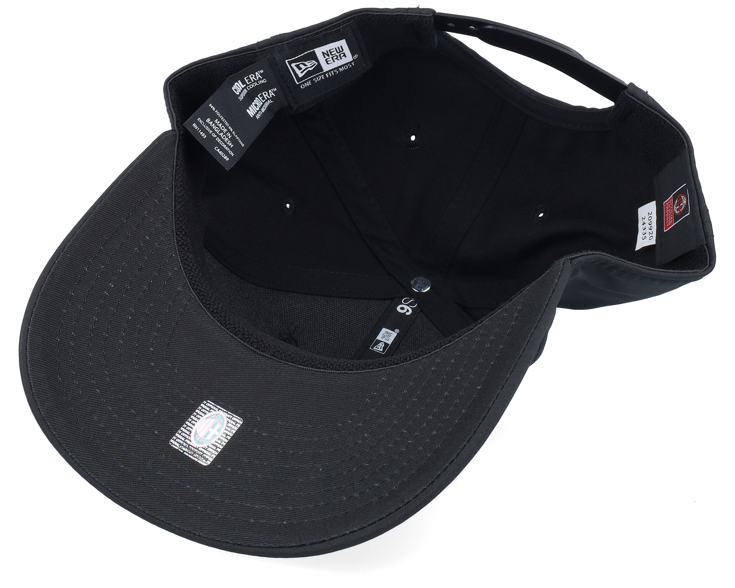 AC Milan Core 9SEVENTY Stretch Snap Black Adjustable - New Era ...
