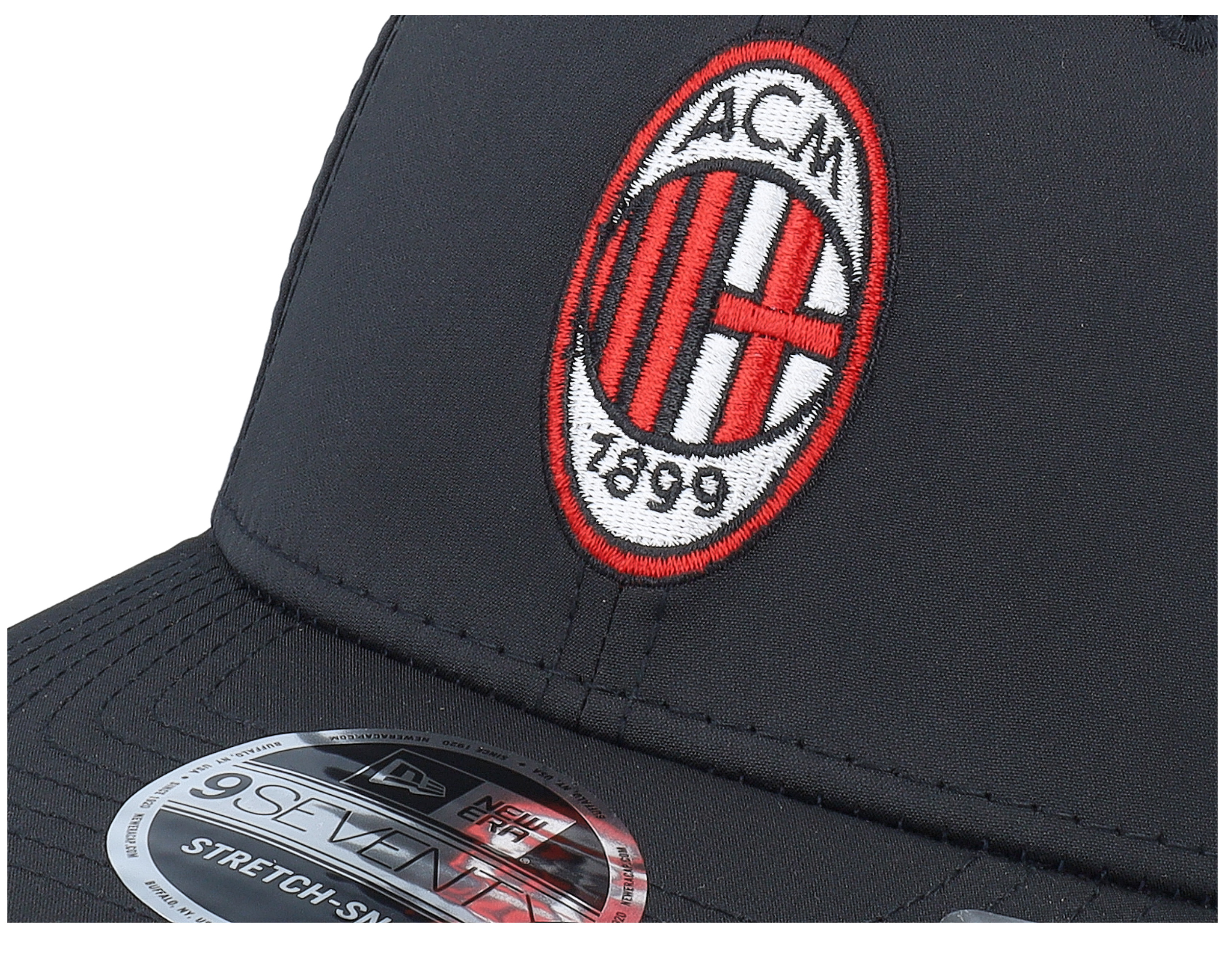 AC Milan Core 9SEVENTY Stretch Snap Black Adjustable - New Era ...