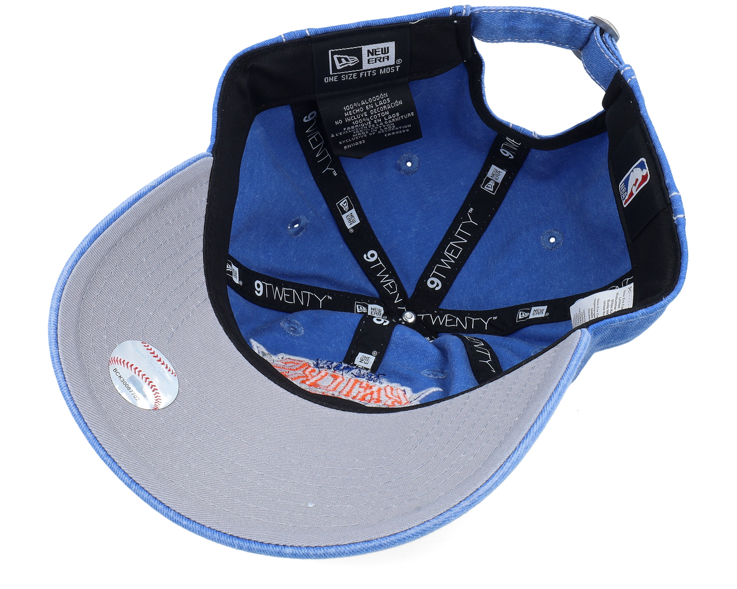 New York Knicks Washed Contrast Blue Dad Cap - New Era 棒球帽 | Hatstore.com