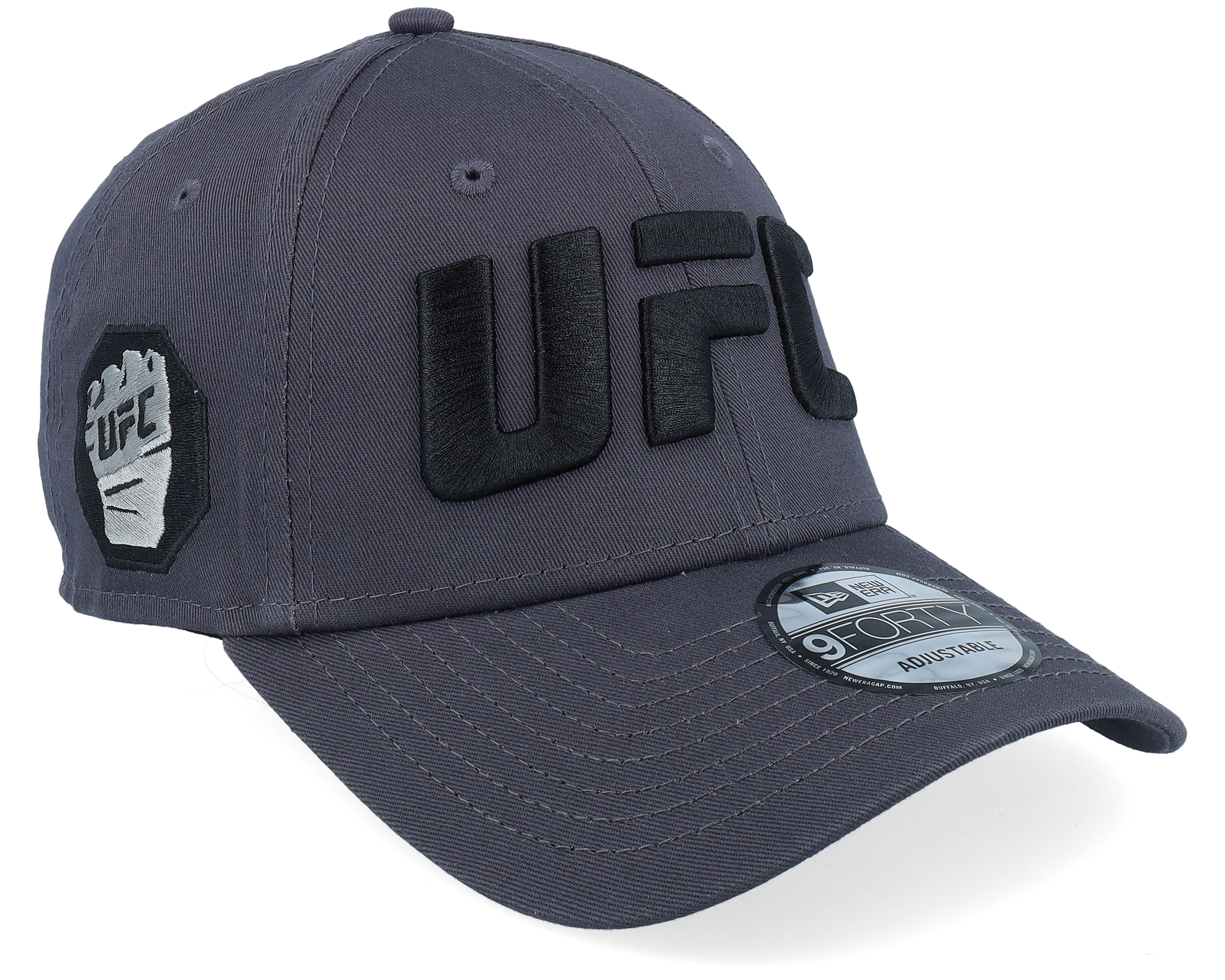 UFC Core Tonal 9FORTY Grey/Black Adjustable | Hatstoreworld.com