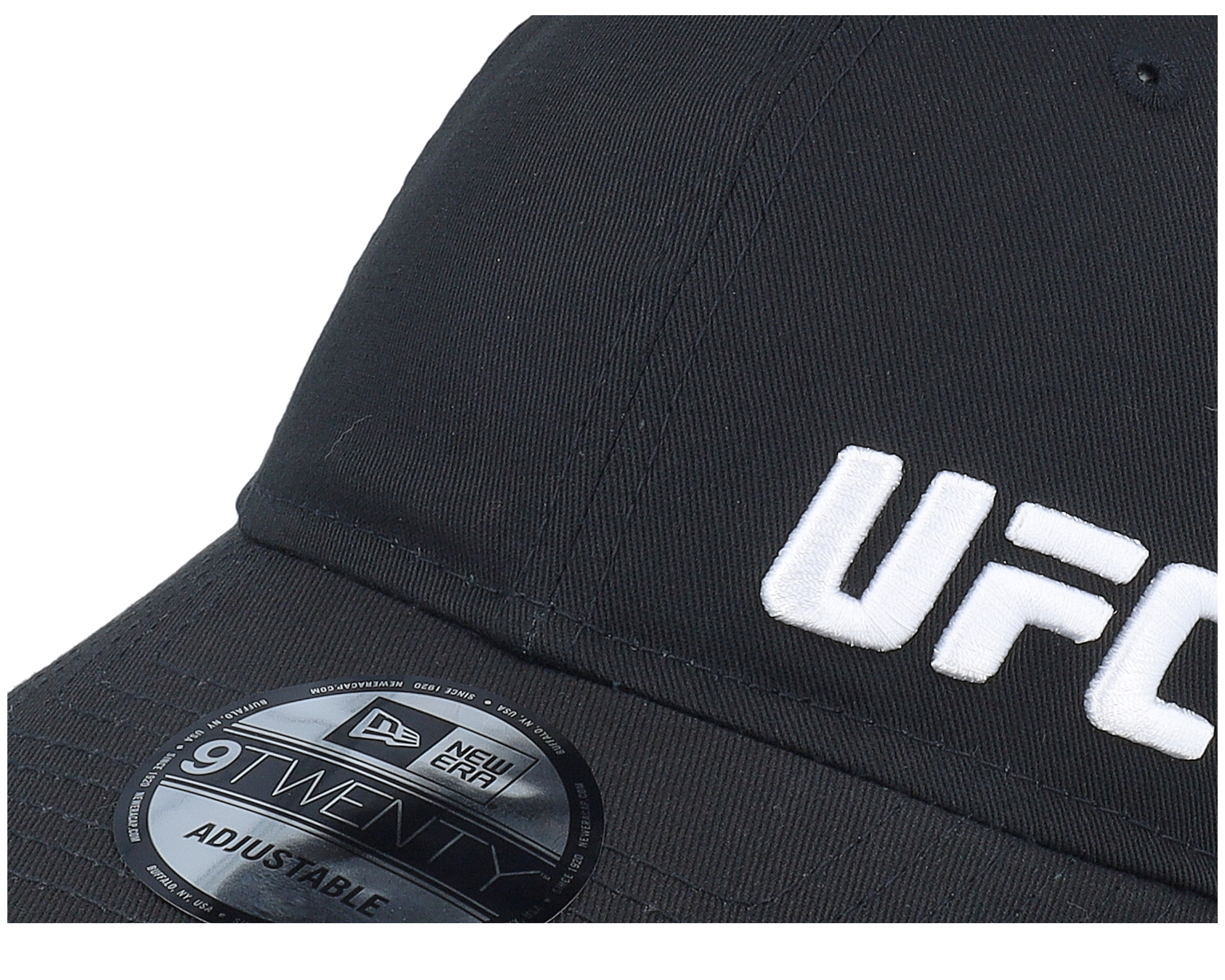 UFC Core Flawless 9TWENTY Black/White Dad Cap - New Era 棒球帽 | Hatstore.com