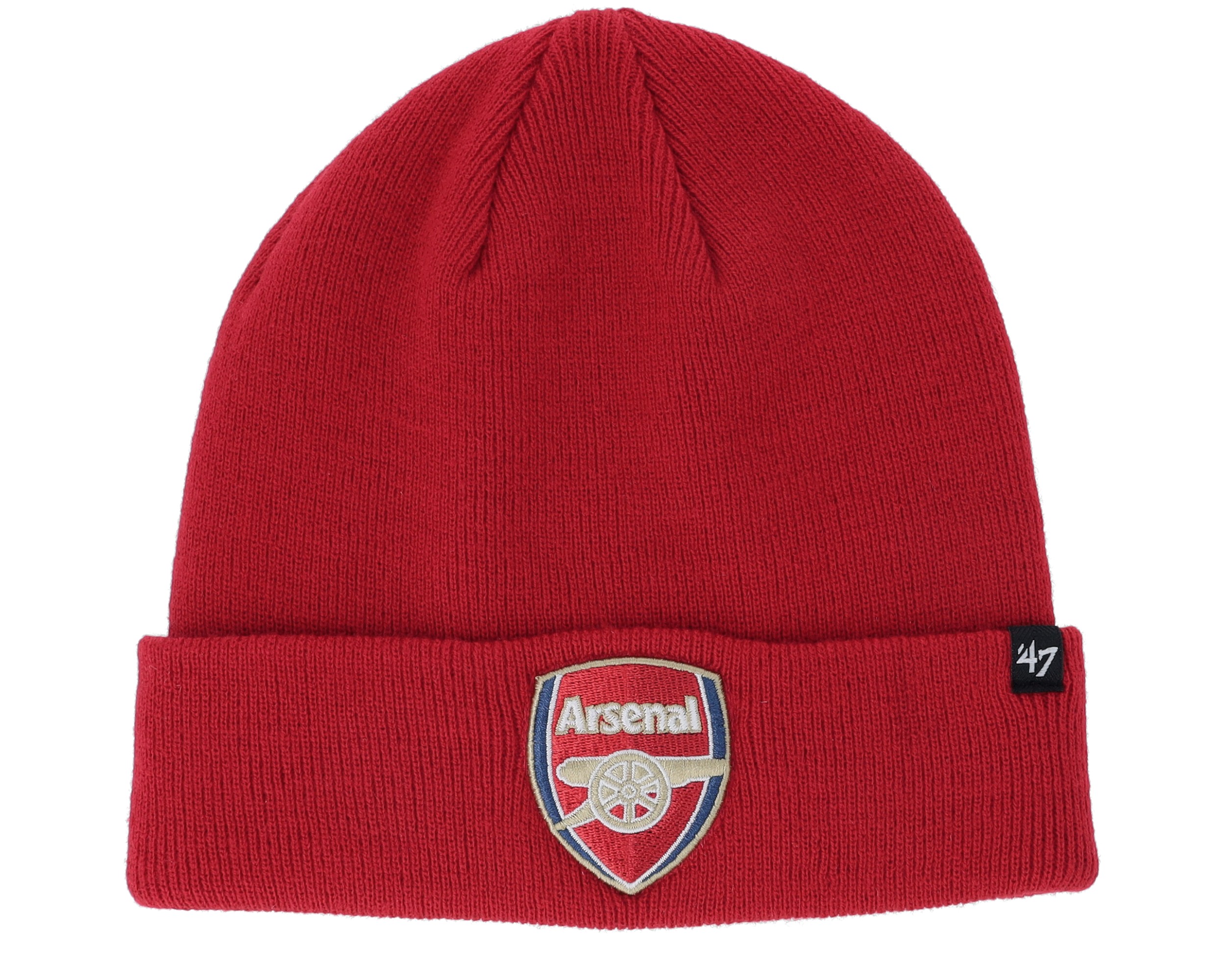 Arsenal Epl Raised 47 Knit Beanie Red Cuff - Hatstore.se