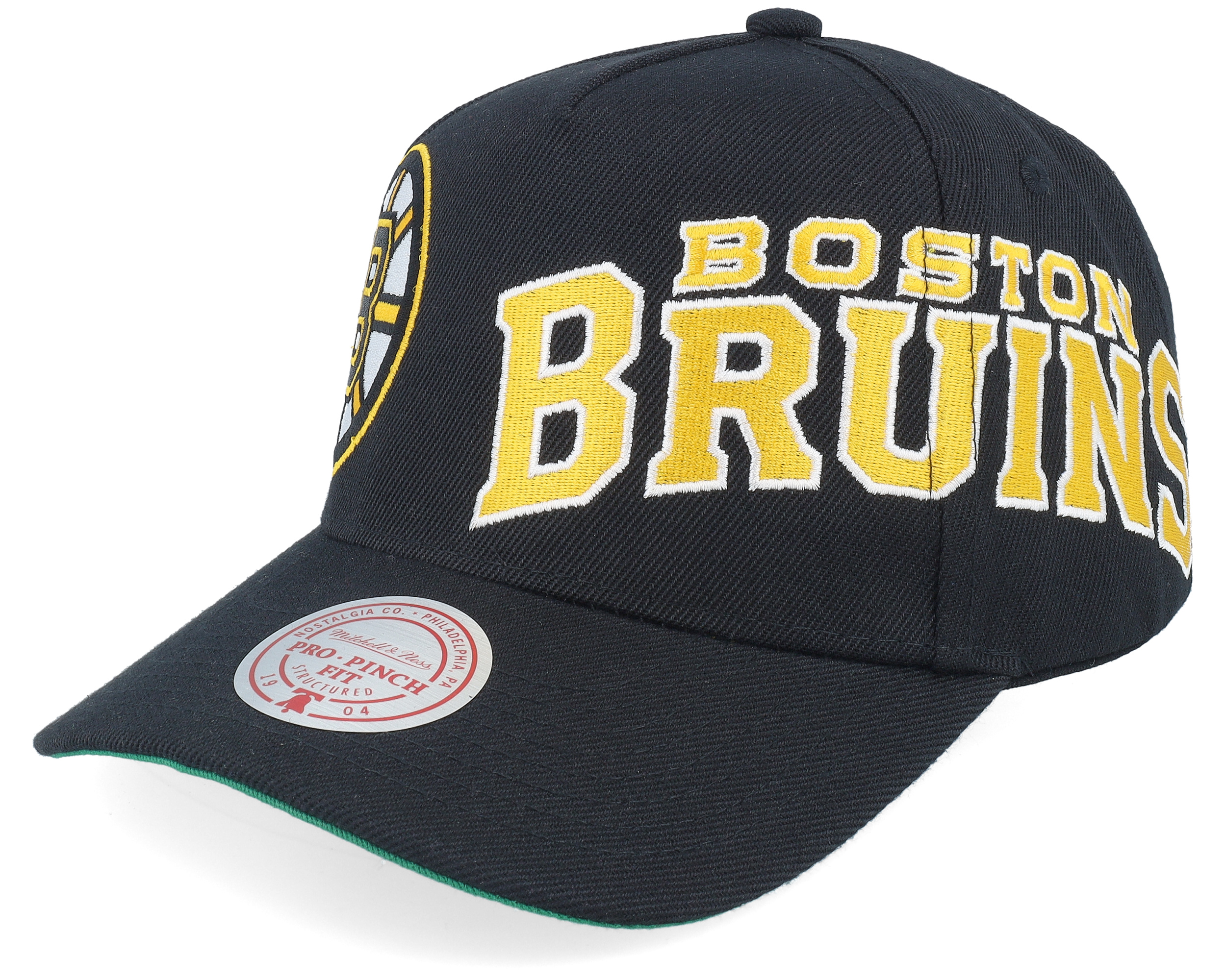 Boston Bruins Busted Pro Black A-Frame Adjustable - Mitchell & Ness ...