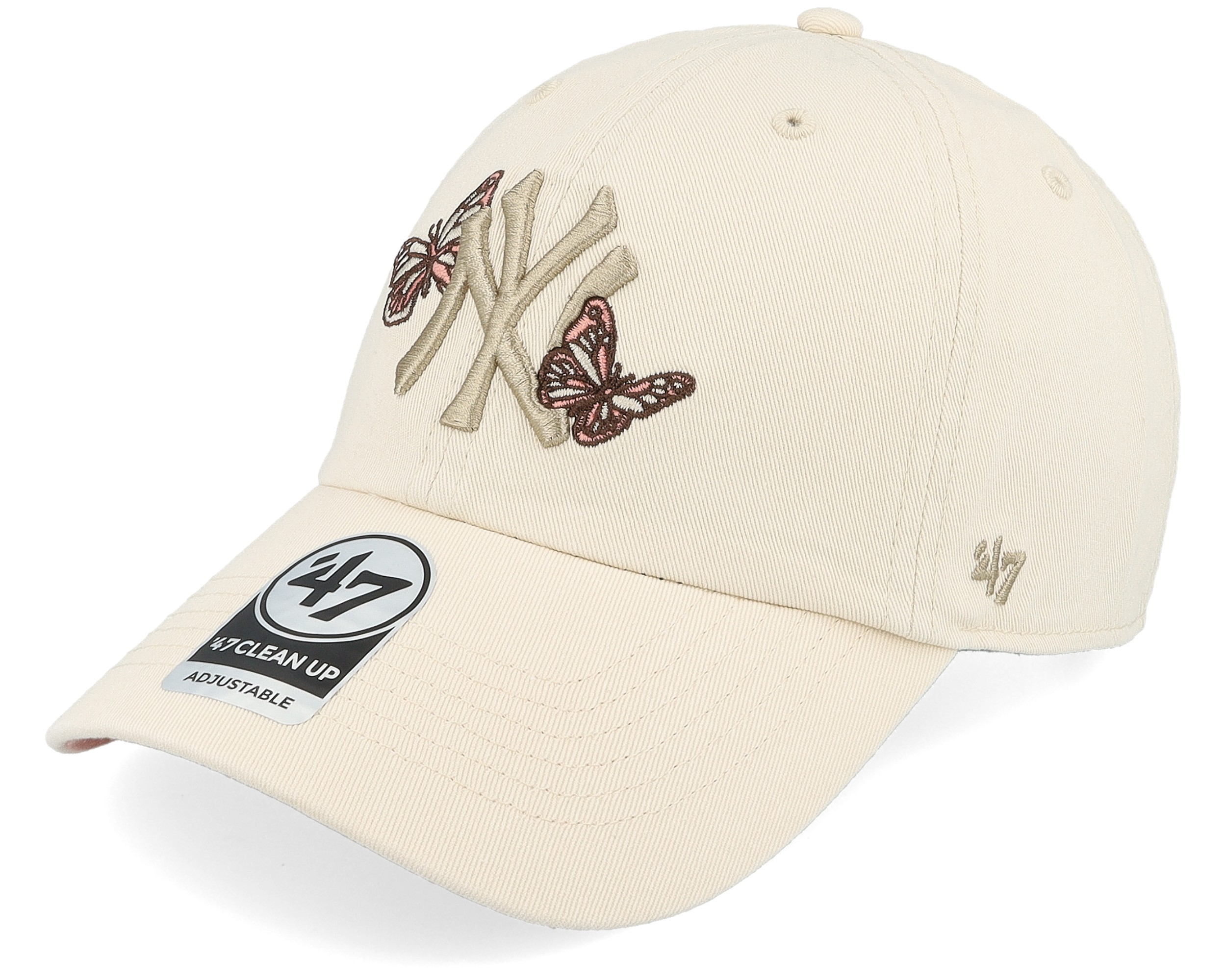 New York Yankees MLB Alt 47 Clean Up Cap Natural Dad Cap - 47 Brand ...