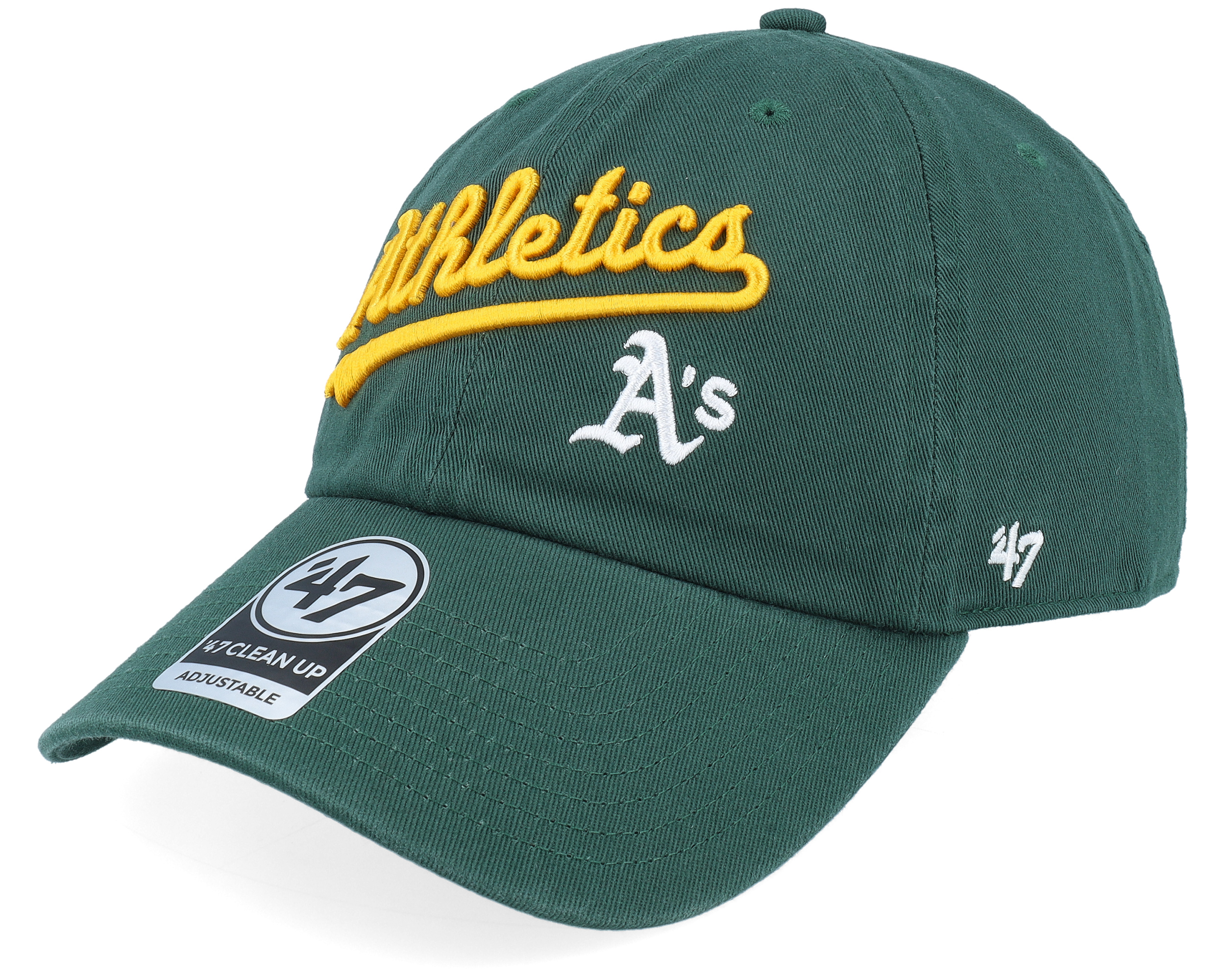 Oakland Athletics MLB 47 Clean Up Dark Green Dad Cap - 47 Brand ...