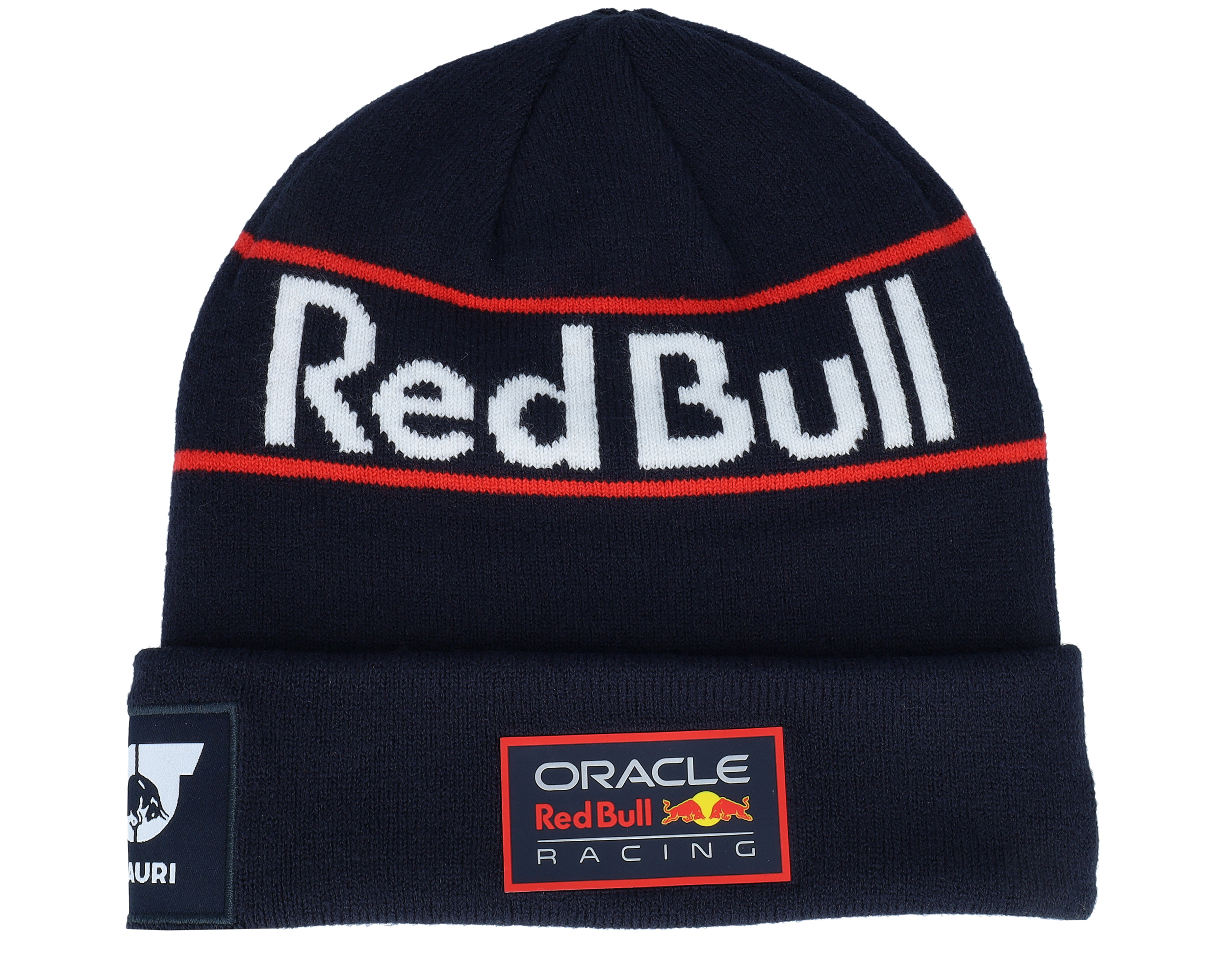 Red Bull F1 25 Verstappen Navy Cuff - New Era Beanie | Hatstore.com