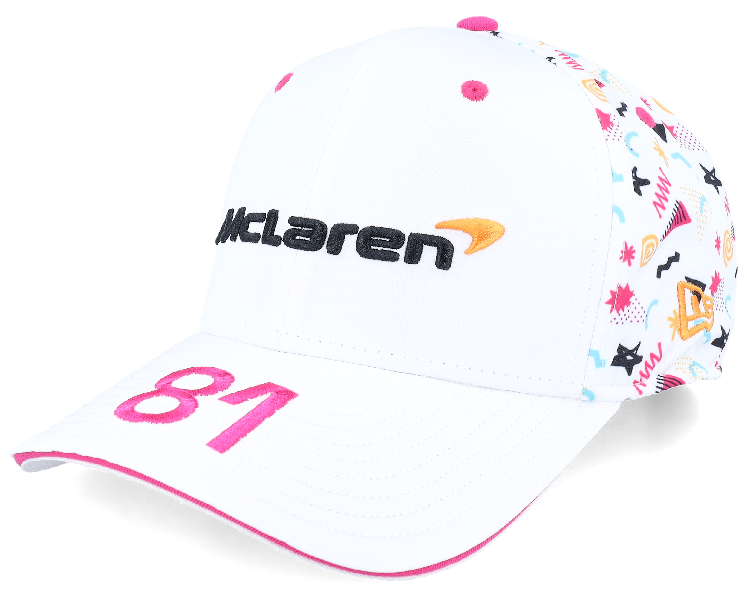 McLaren F1 25 Piastri Miami 9SEVENTY White Adjustable - New Era Cap ...