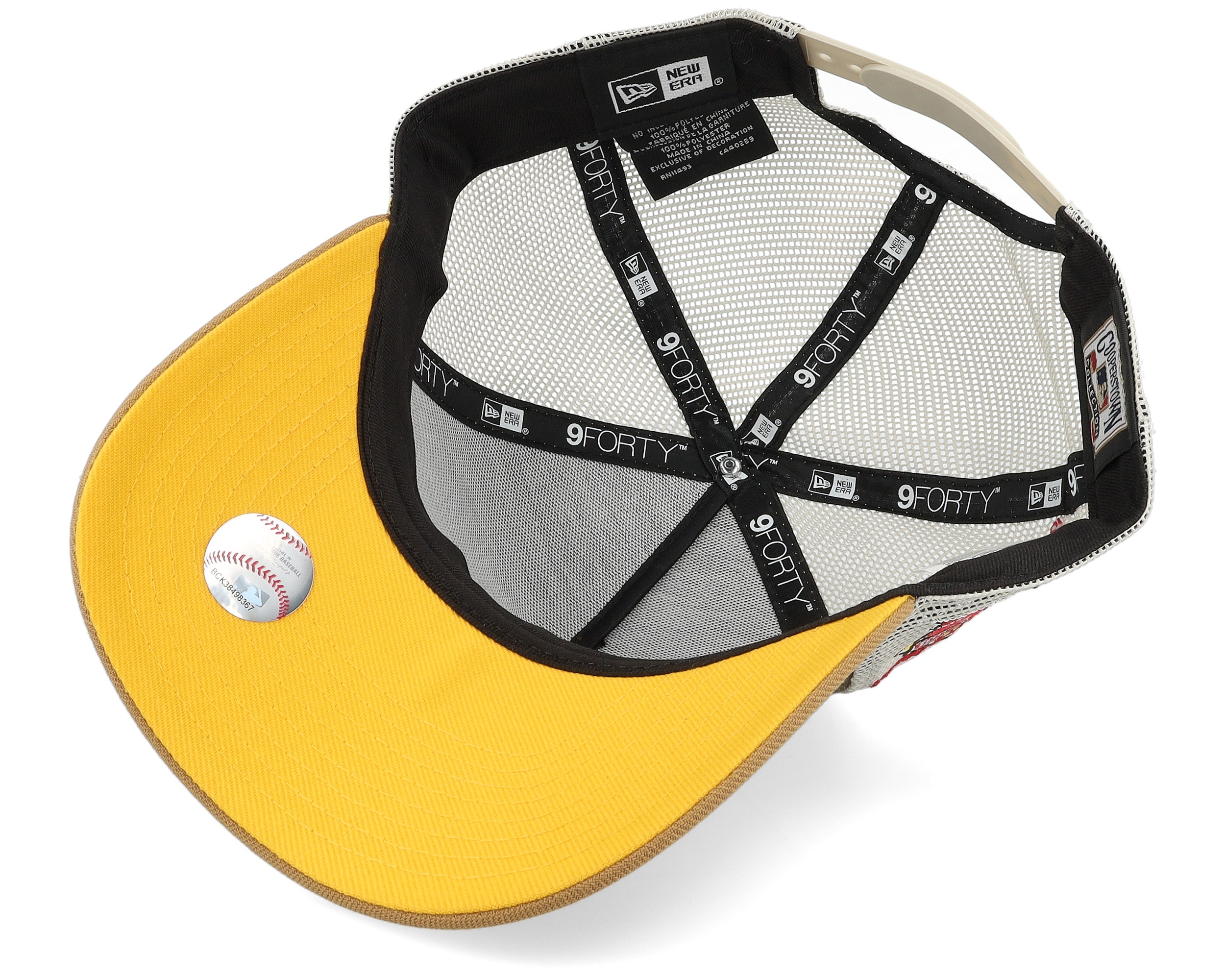 Hatstore Exclusive x New York Yankees 9FORTY 75 Walnut/Stone Trucker ...