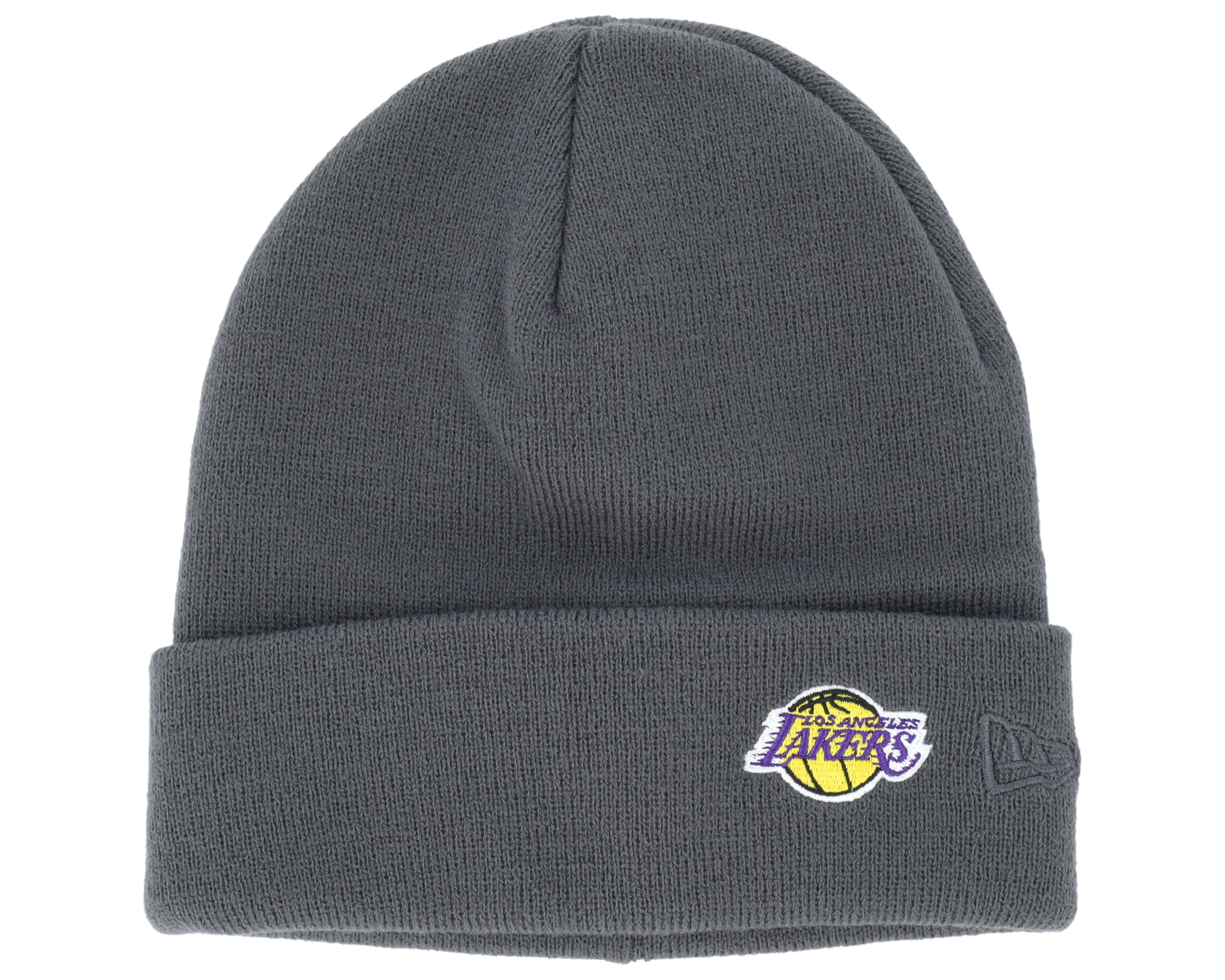 Los Angeles Lakers Mini Logo Dark Grey Cuff | Hatstore.com