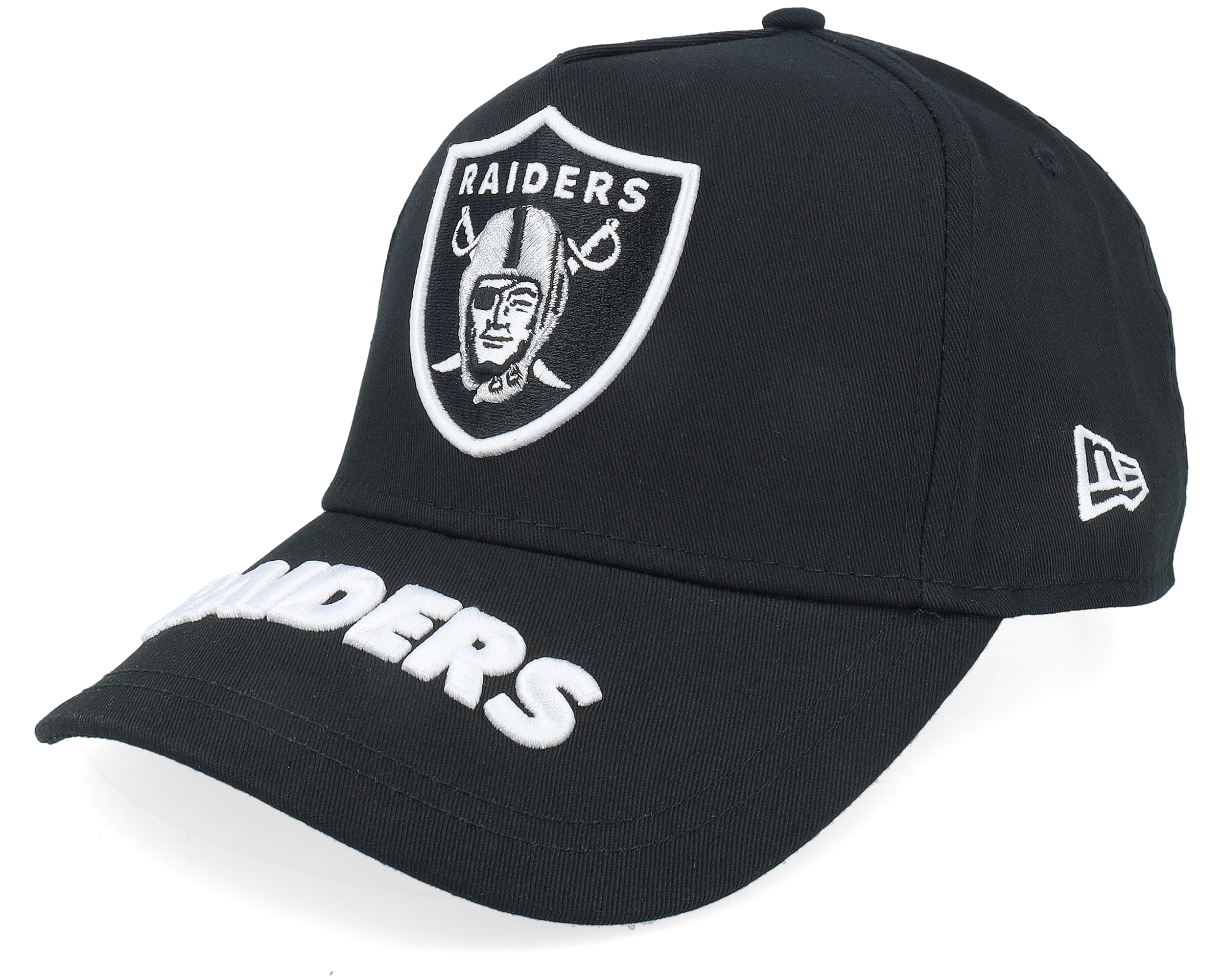 Las Vegas Raiders Visor Hit Black A-Frame Adjustable | Hatstore.de