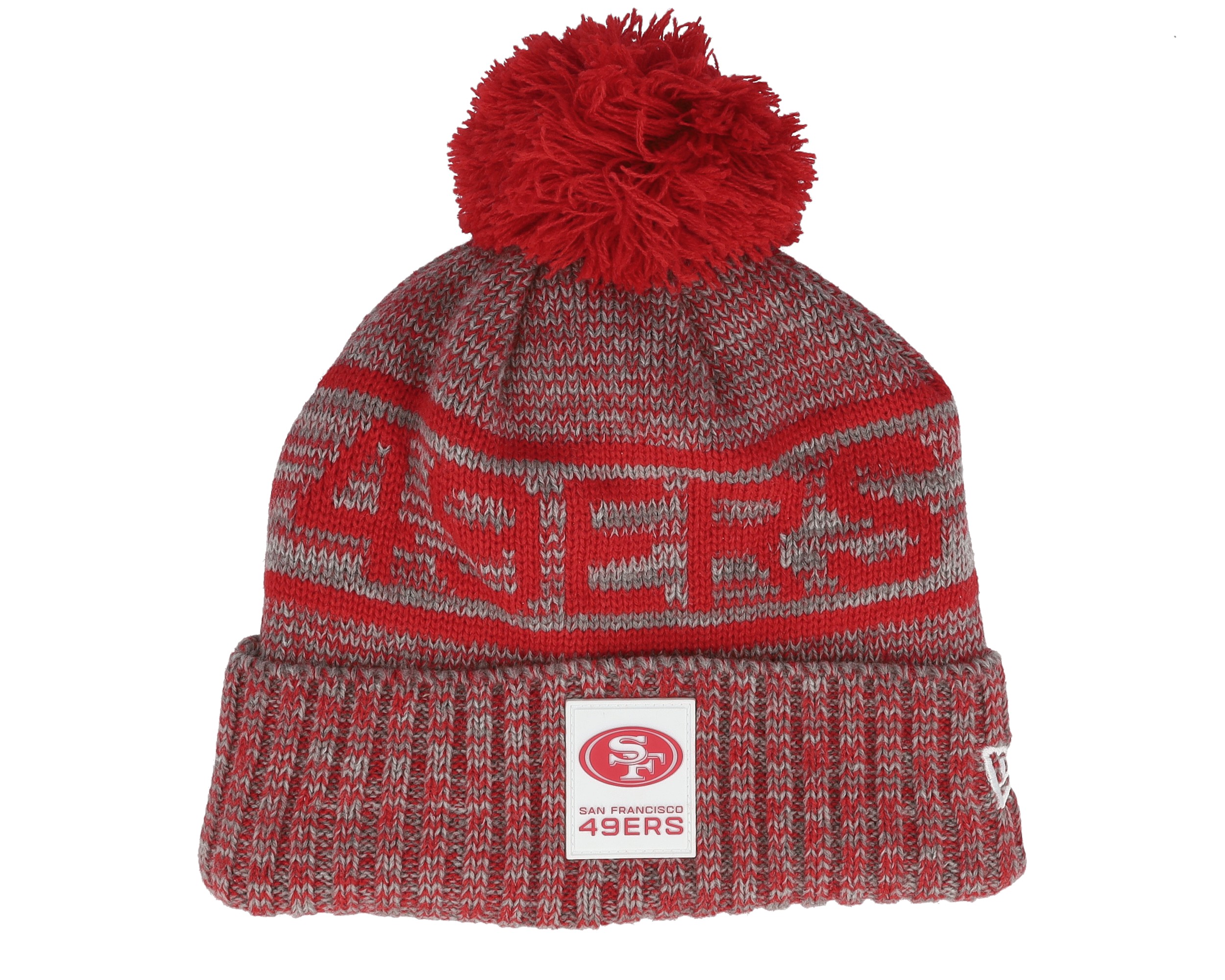 San Francisco 49ers NFL 25 Sideline Cold Weather Sport Knit Red/Grey ...