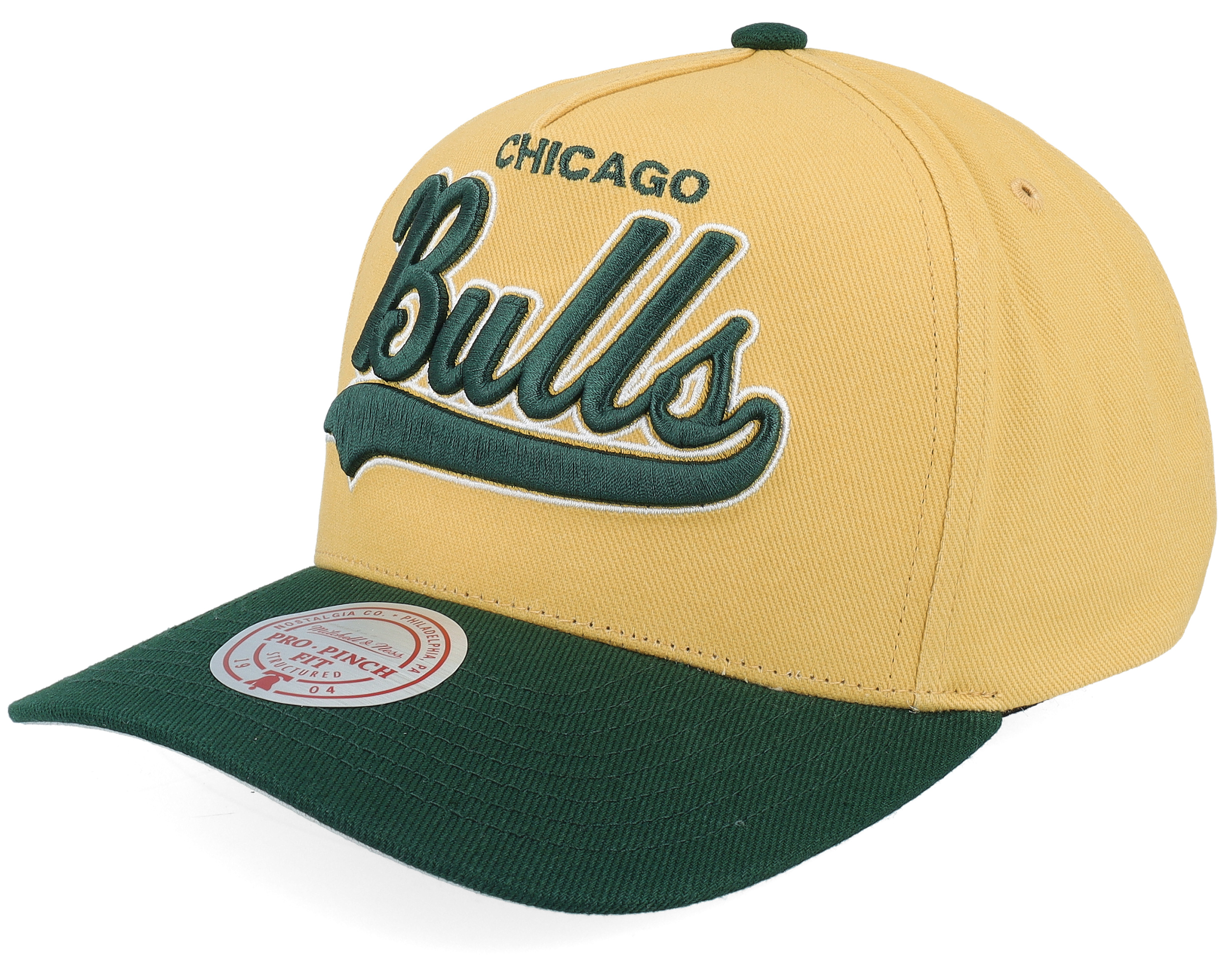 Chicago Bulls Harvest Gold Pro Crown Gold/Green A-Frame Adjustable ...