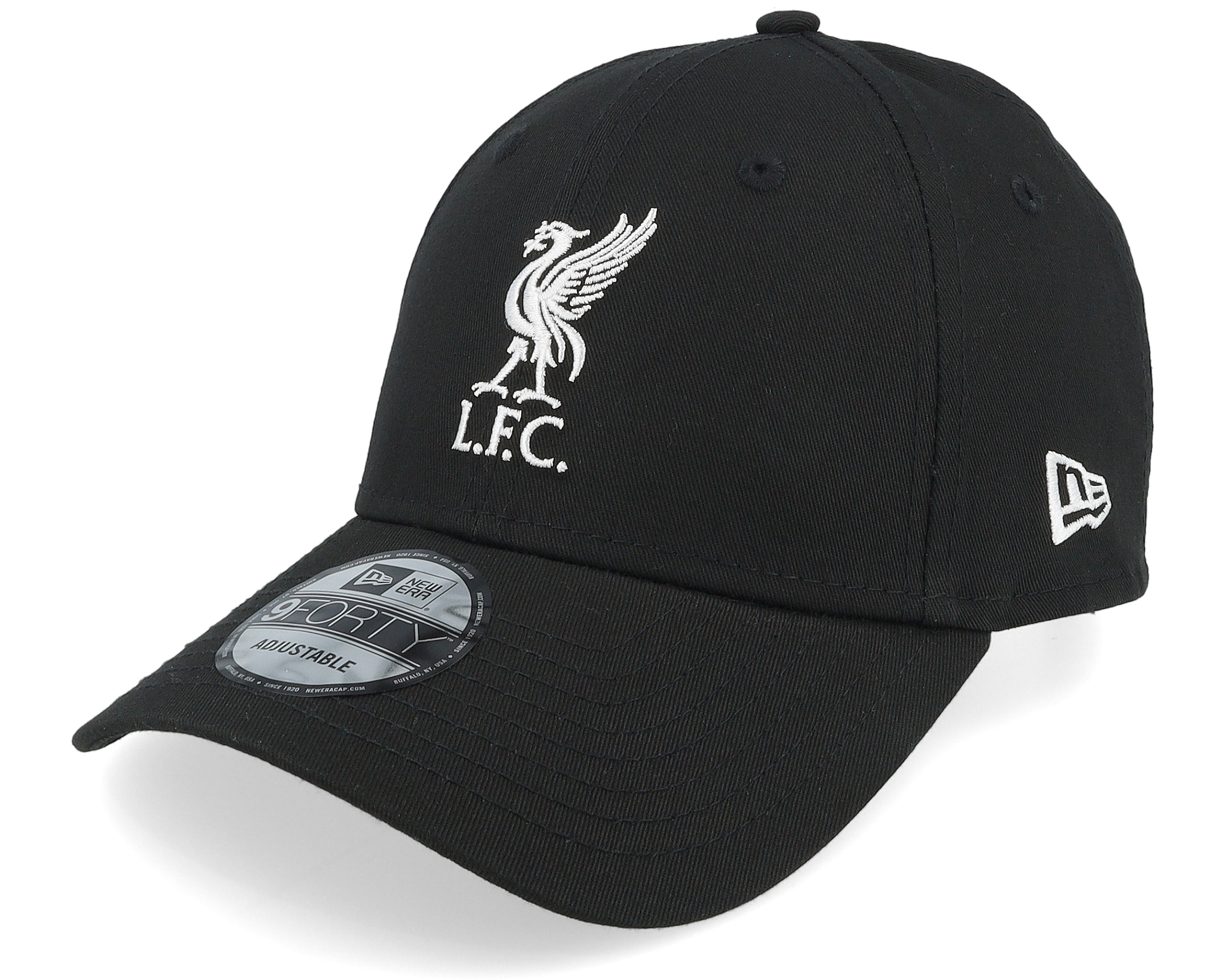 Liverpool Core 9FORTY Black/White Adjustable | Hatstore.com