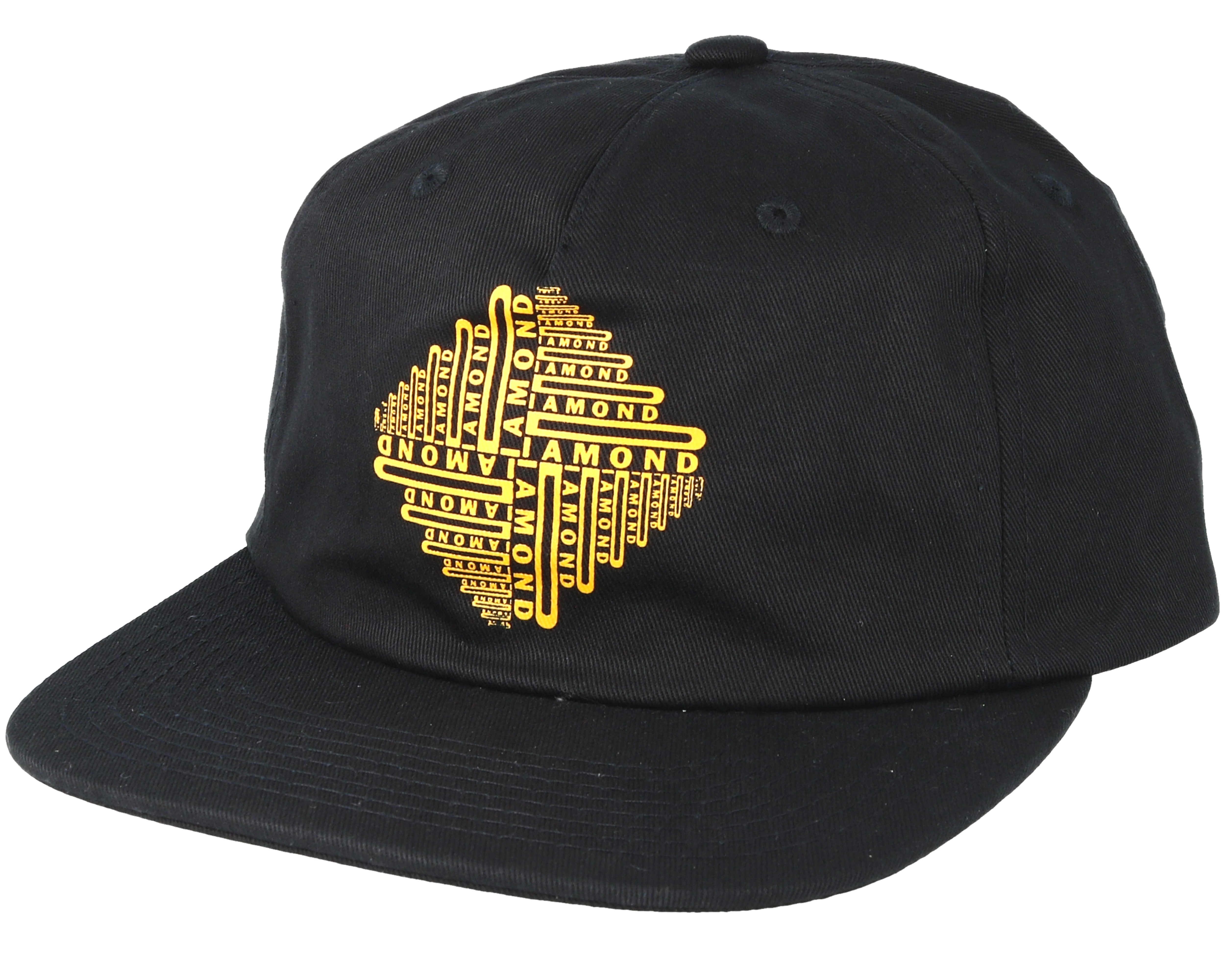 Formula Unconstructed 5-Panel Black Snapback | Hatstoreworld.com