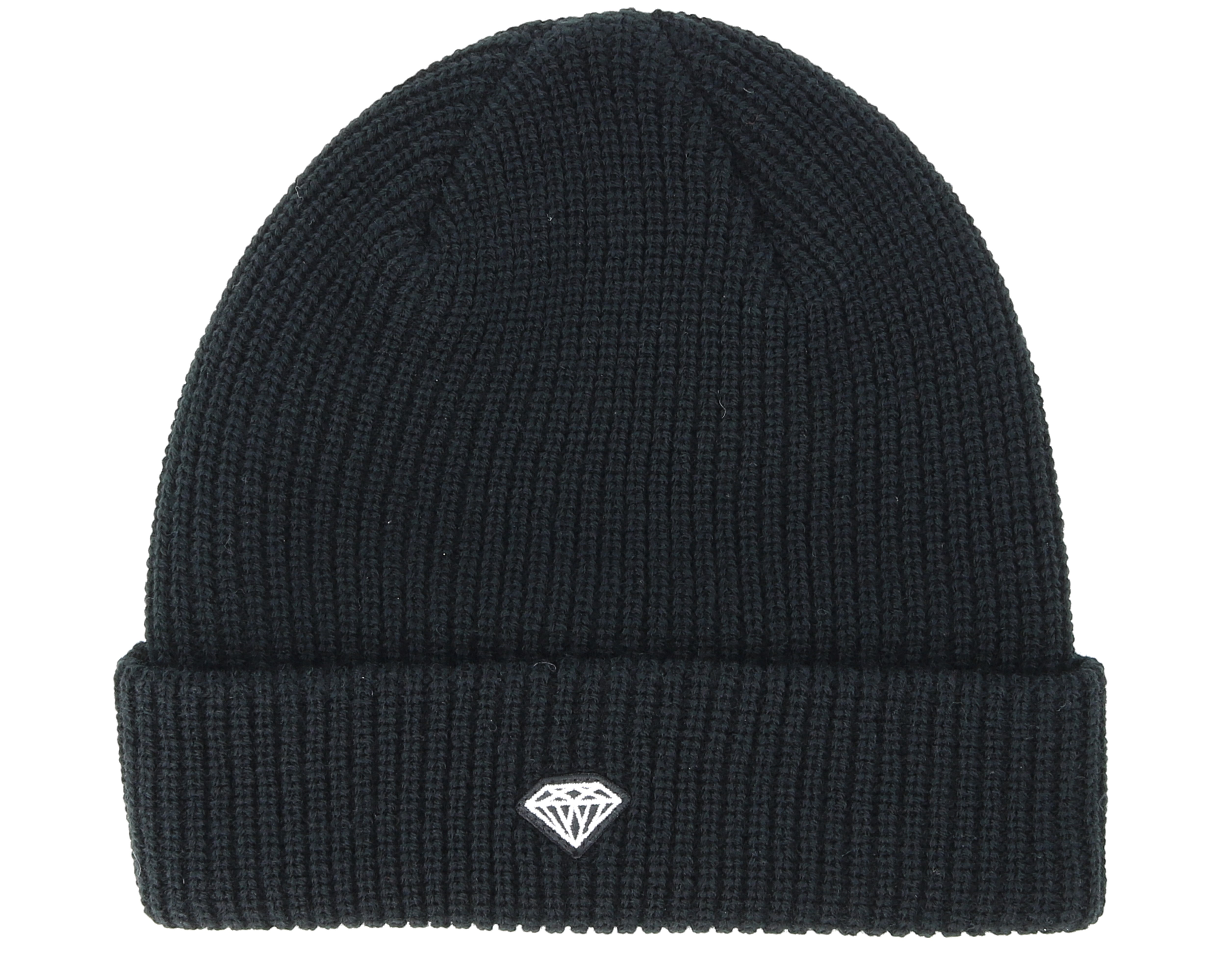 Brilliant Patch Black Beanie | Hatstoreworld.com