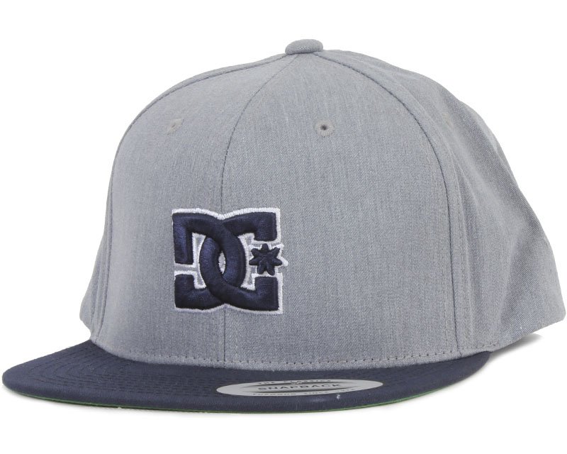 Snappy Grey/Navy Snapback - DC | Hatstoreworld.com
