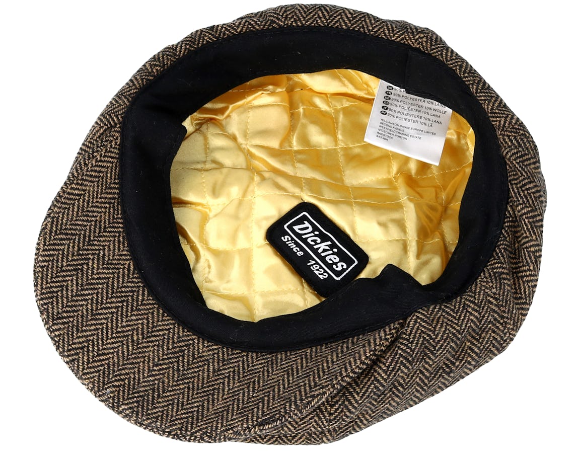 Tucson Brown Flat Cap Dickies Cap