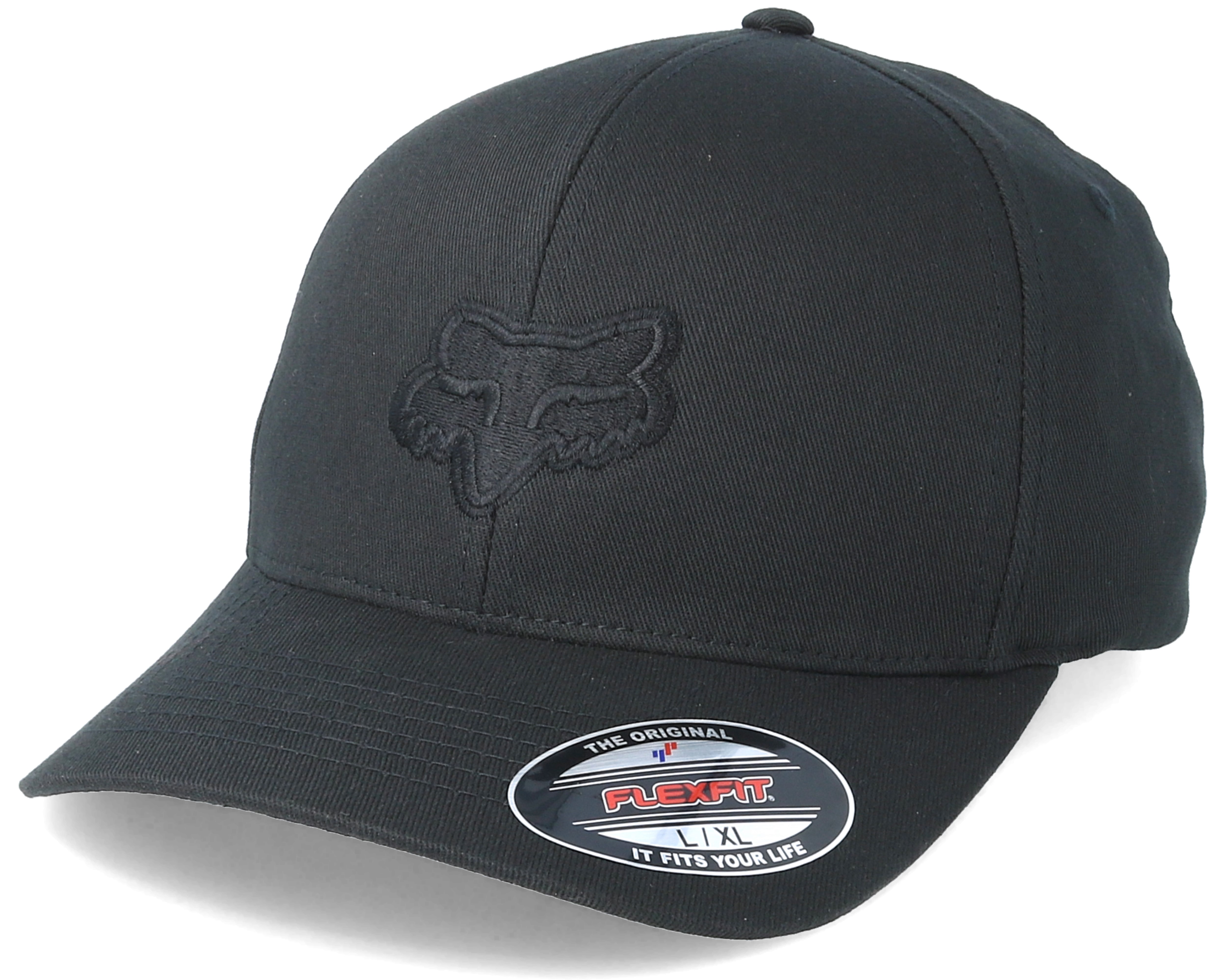 Legacy Black/Black Flexfit | Hatstoreworld.com