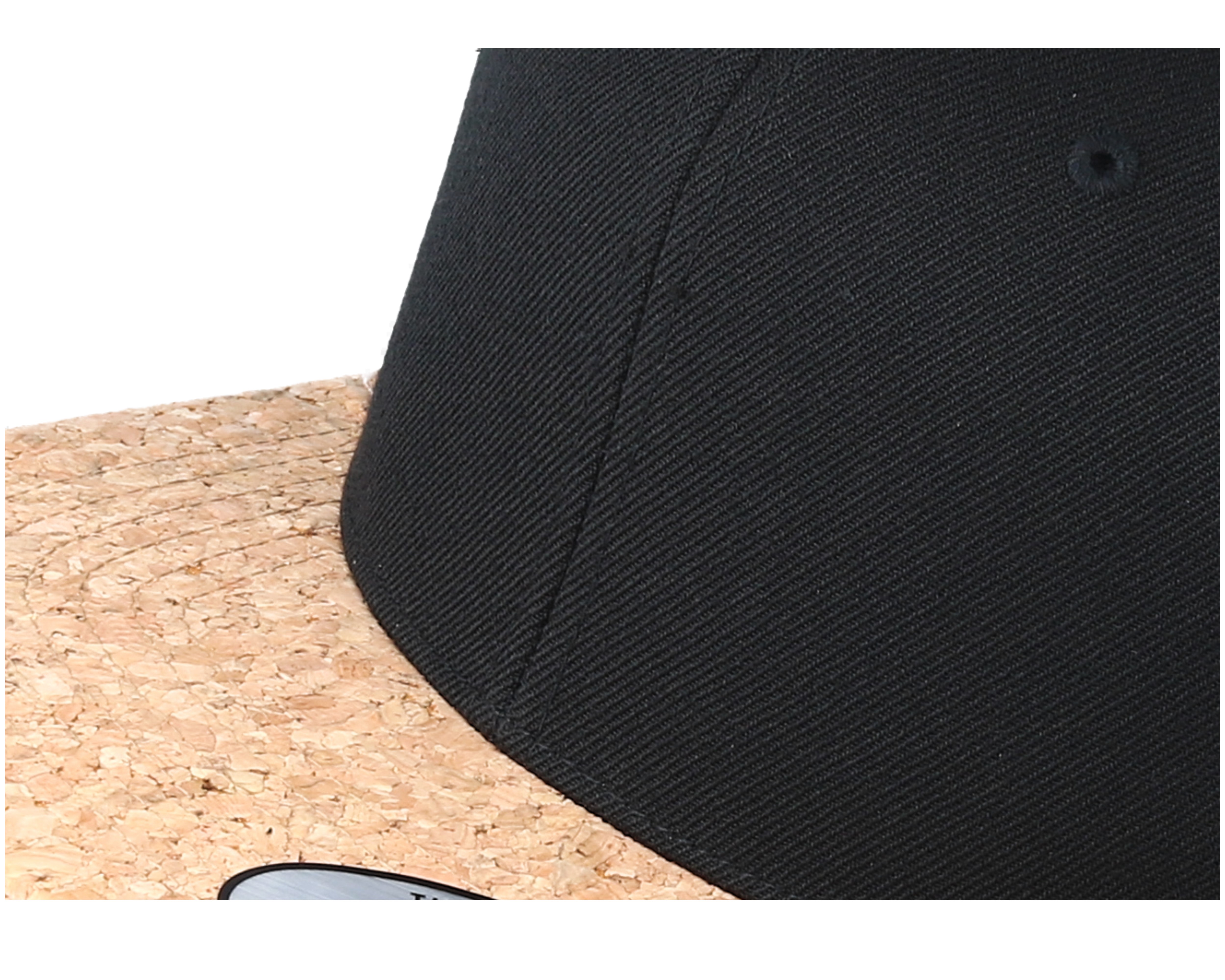 Black/Cork Snapback - Yupoong cap | Hatstoreworld.com