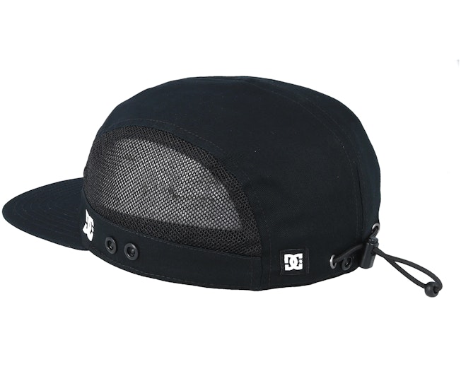 Mnt Camper 5-Panel Black Earflap - DC caps - Hatstoreworld.com