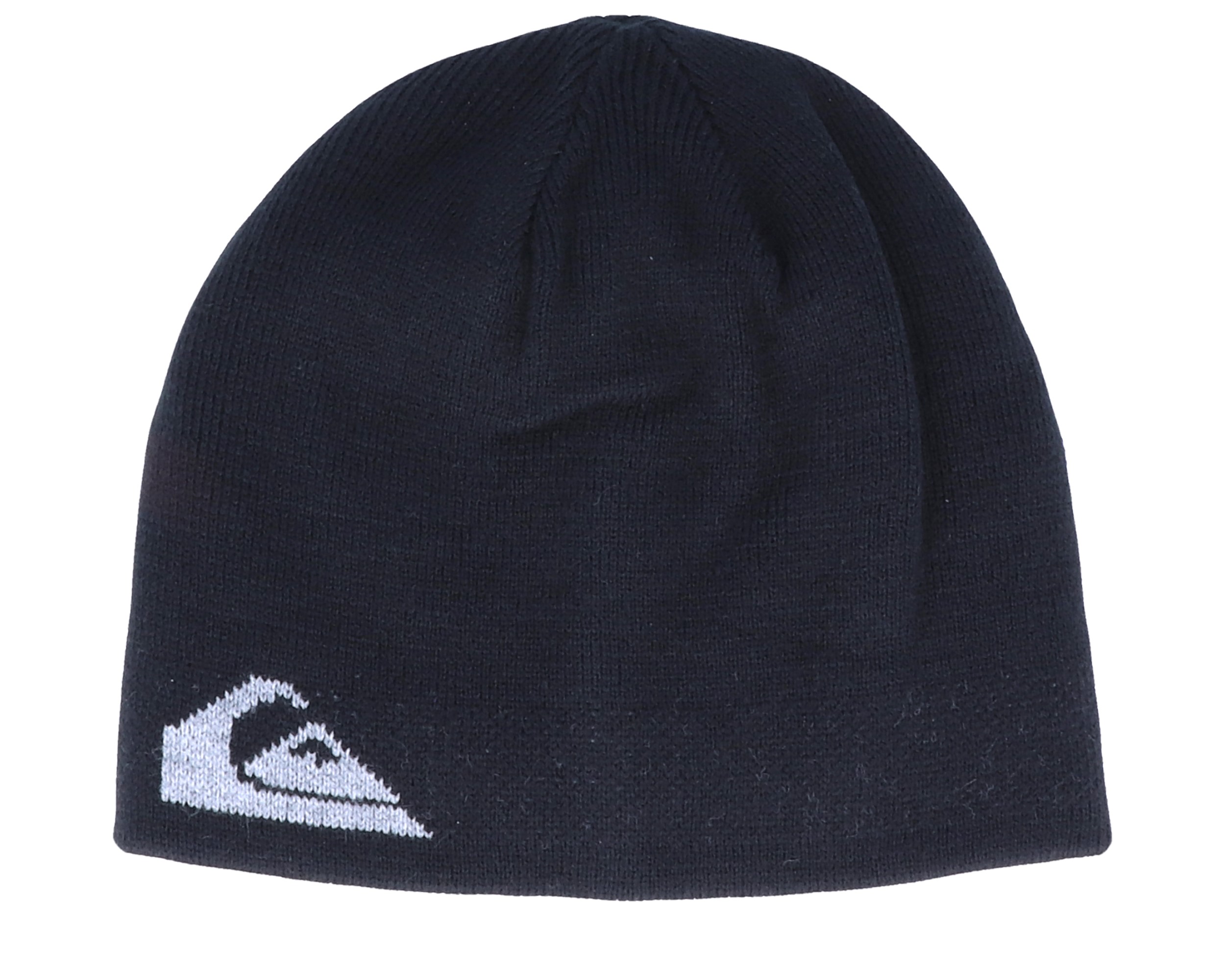 M&W Reversible Black/Grey Traditional Beanie - Quicksilver ...