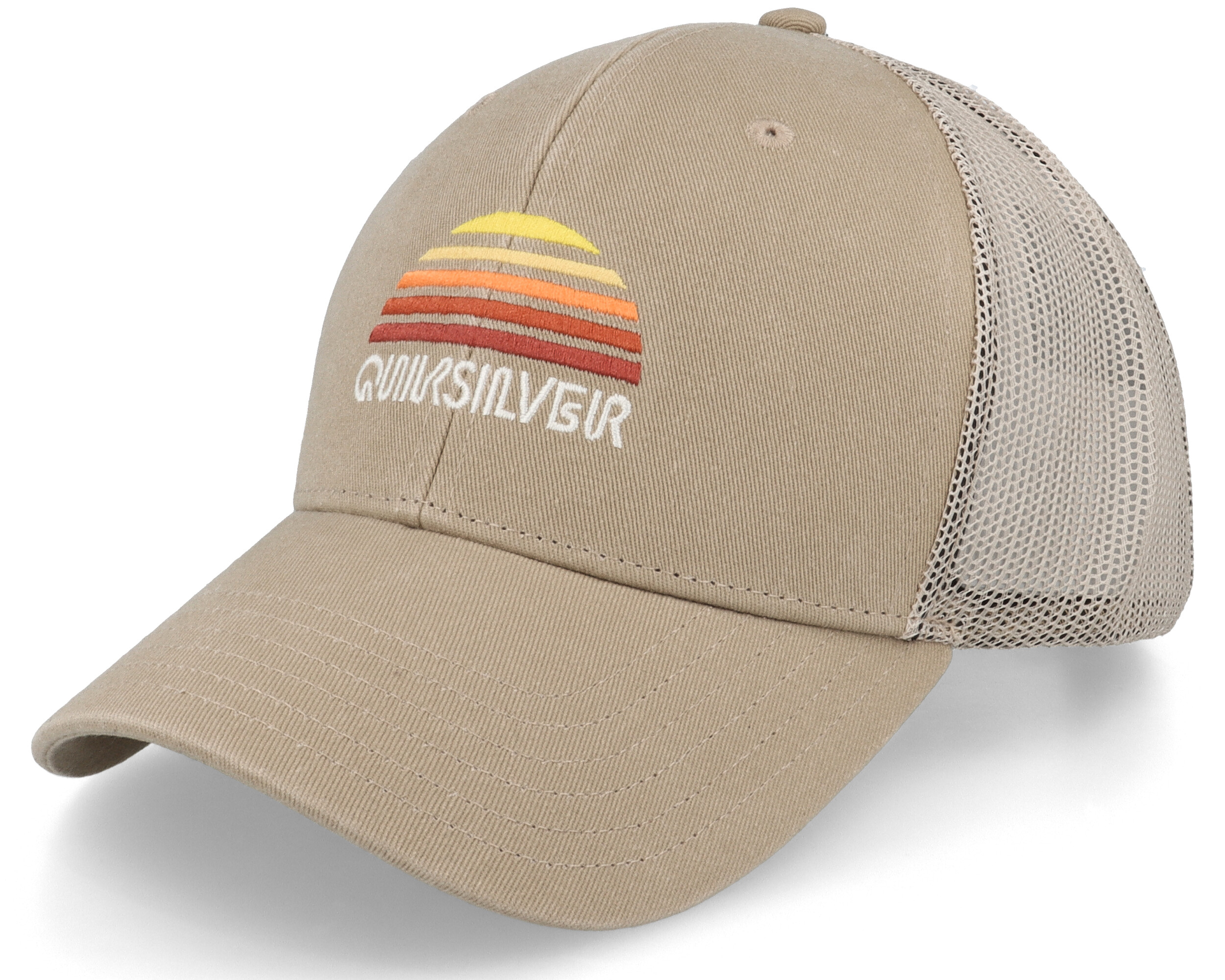 Stringer Cap Dark Khaki Trucker - Quiksilver | Hatstoreworld.com