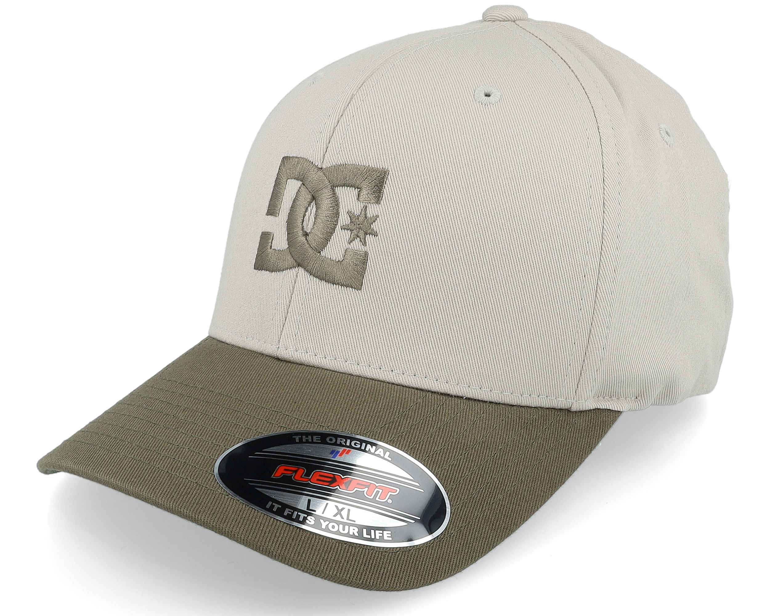 Cap Star Seasonal Plaza Taupe/Capers Flexfit - DC | Hatstoreworld.com