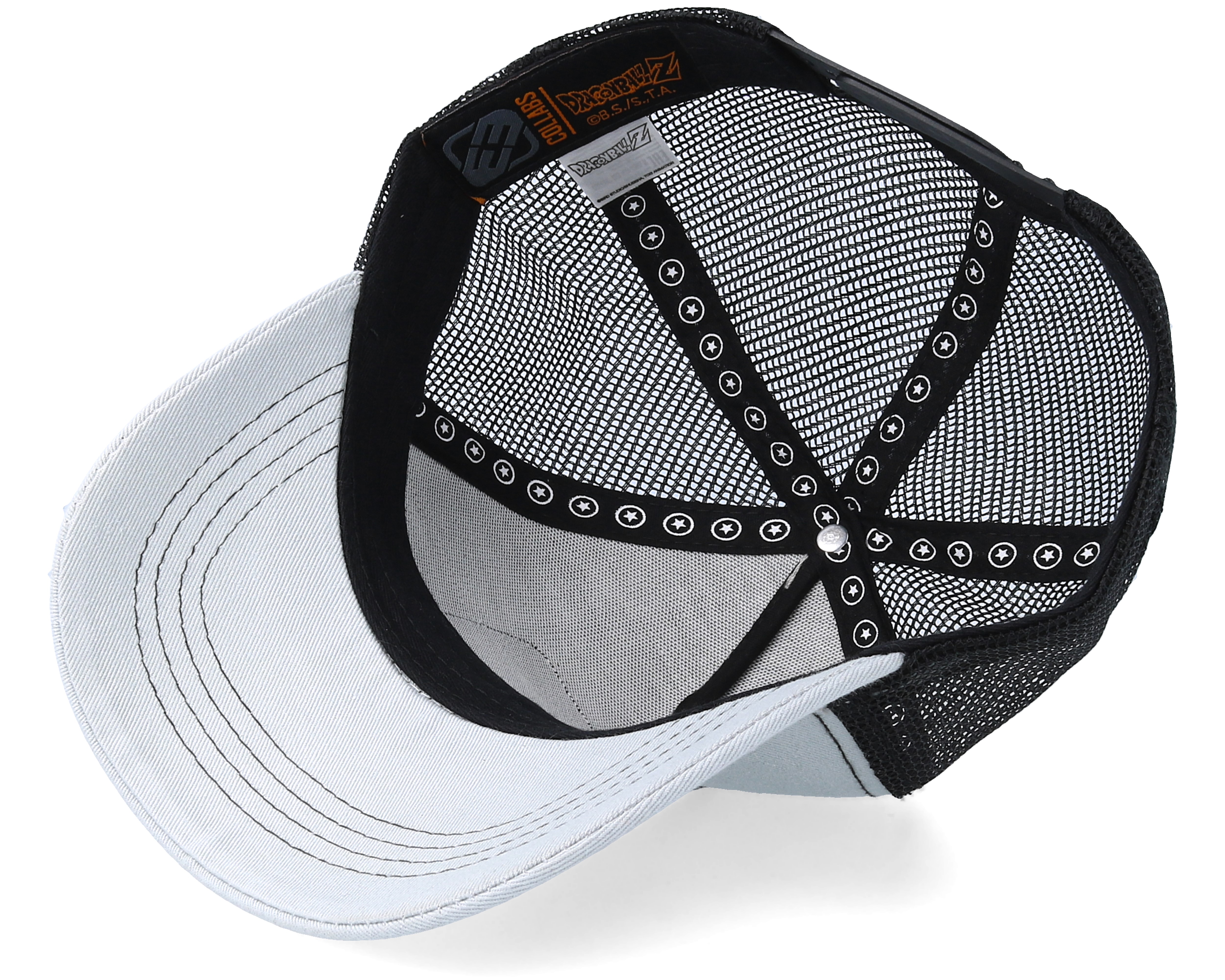 Dragon Ball Frieza Grey/Black Trucker - Capslab cap | Hatstoreworld.com