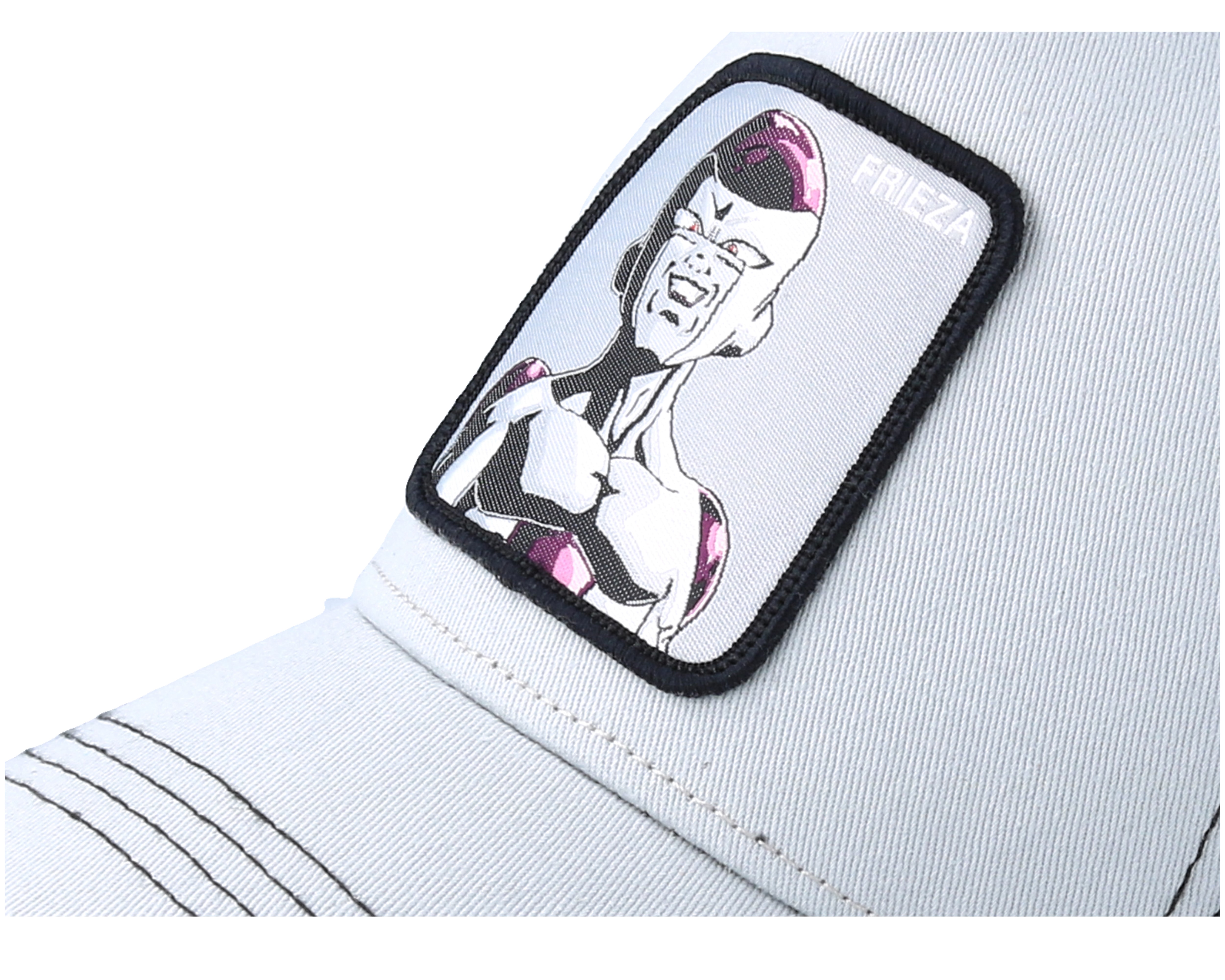 Dragon Ball Frieza Grey/Black Trucker - Capslab cap | Hatstoreworld.com