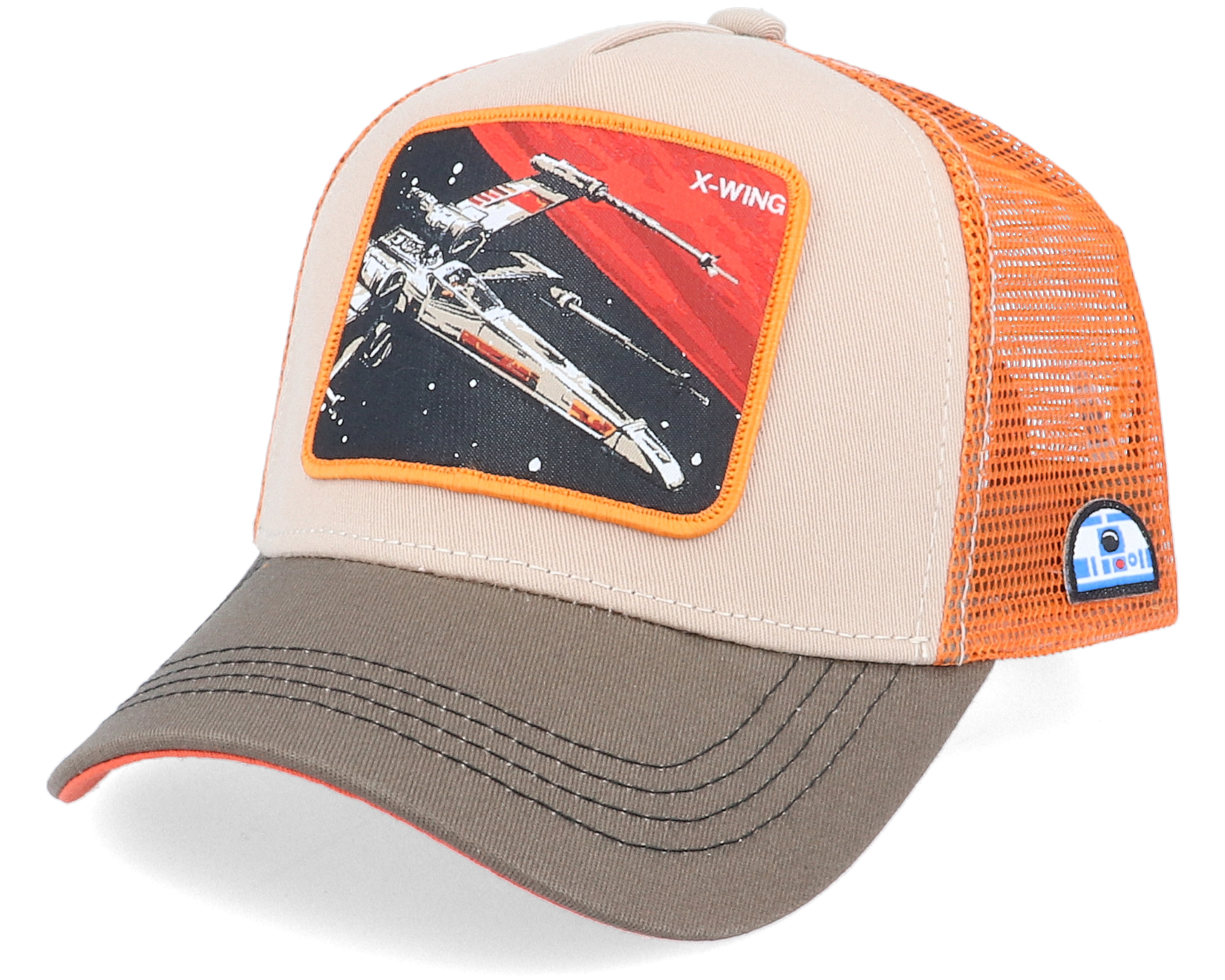 Starwars X-Wing Starfighter LTD5 Beige/Grey/Orange Trucker ...