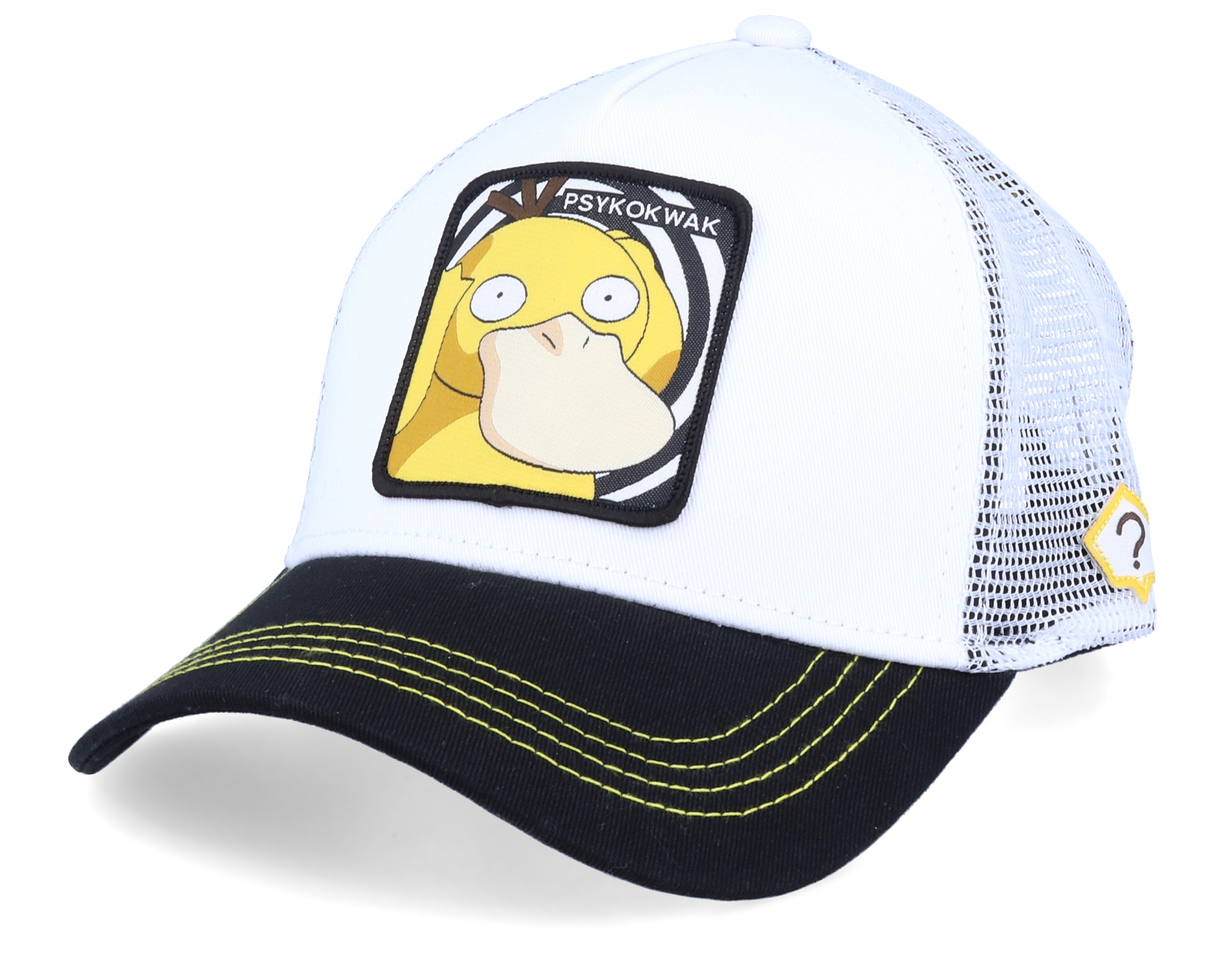 Pokemon Psyduck White/Black/White Trucker - Capslab | Hatstoreworld.com