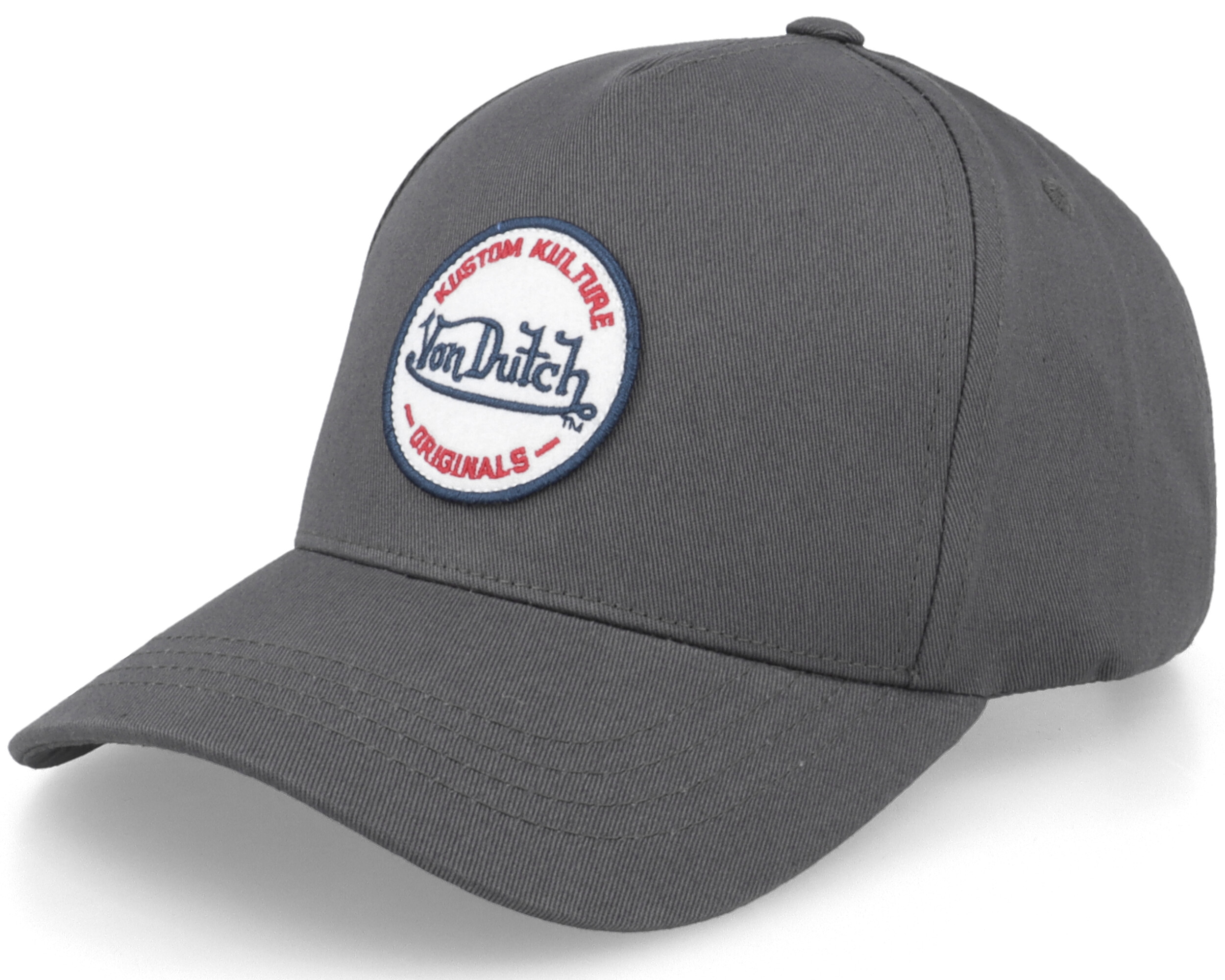Round Patch Grey Adjustable | Hatstoreworld.com