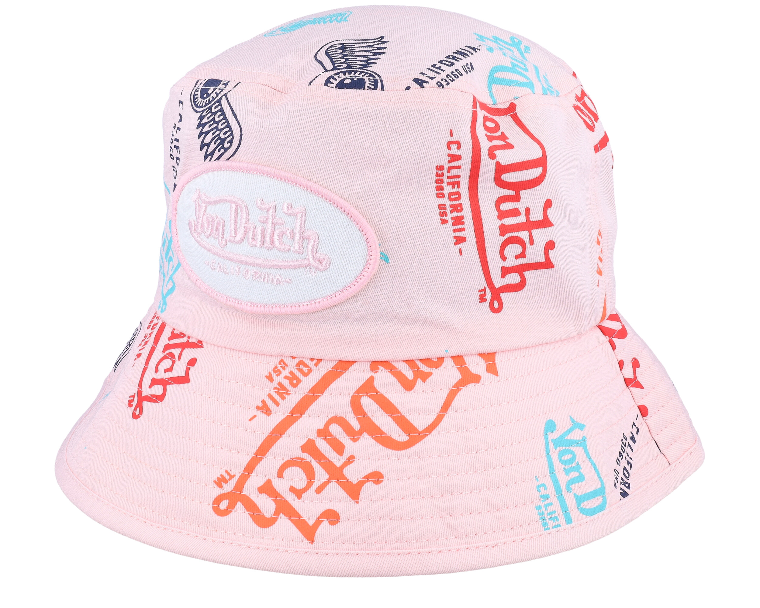 Oval Patch Pink Bucket | Hatstoreworld.com