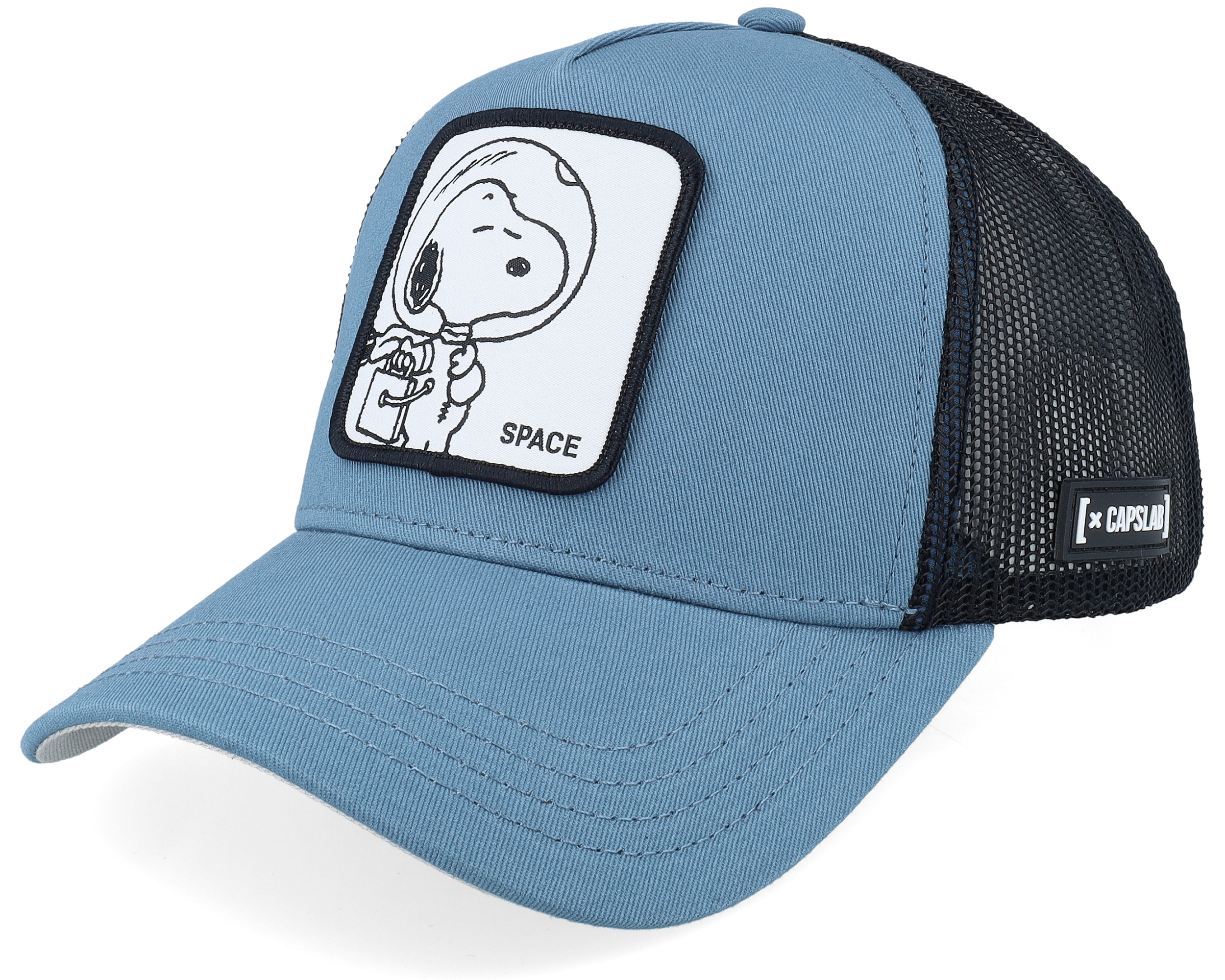 Peanuts Snoopy Blue/Black Trucker | Hatstoreworld.com