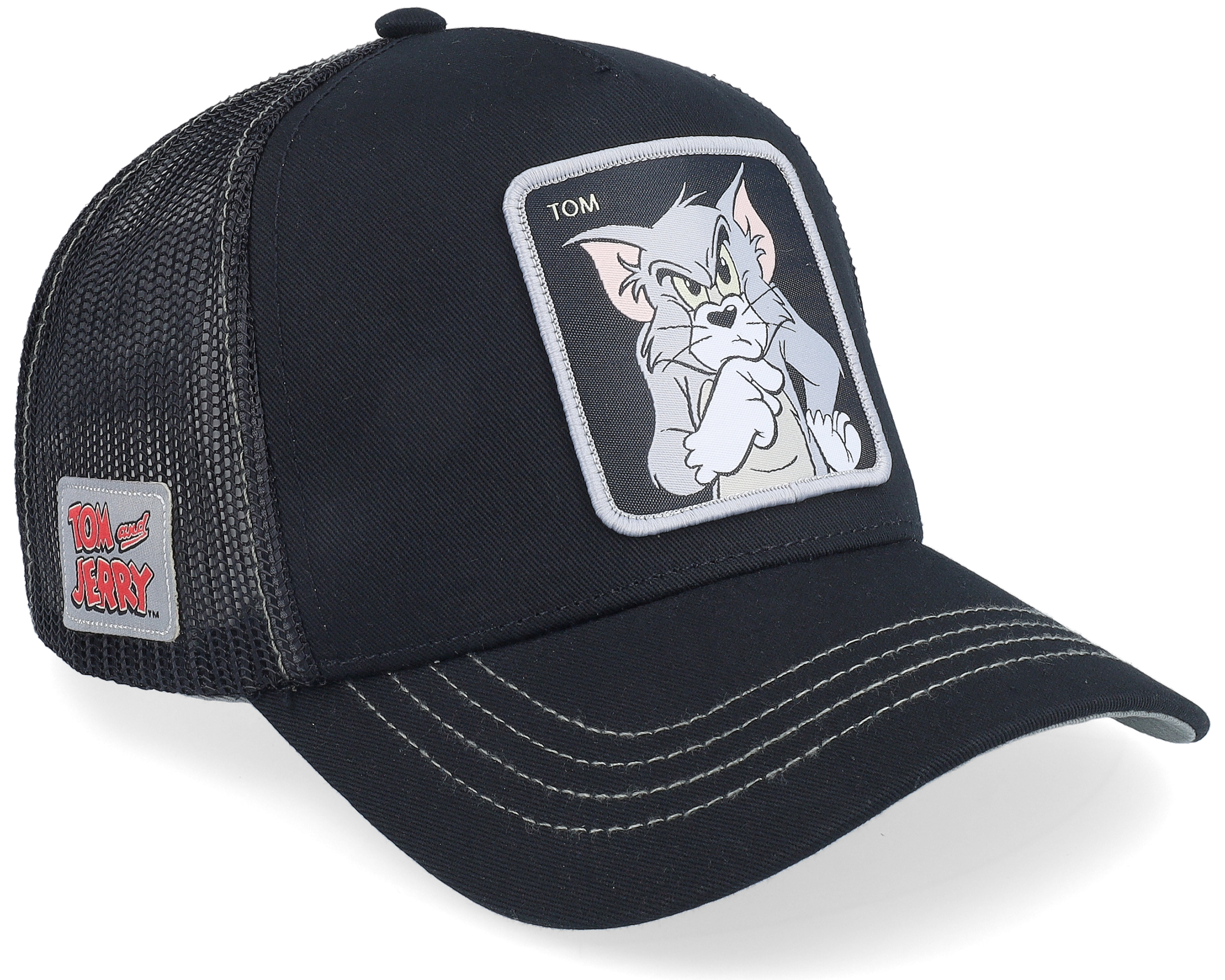 Tom & Jerry Tom Black Trucker - Capslab | Hatstoreworld.com