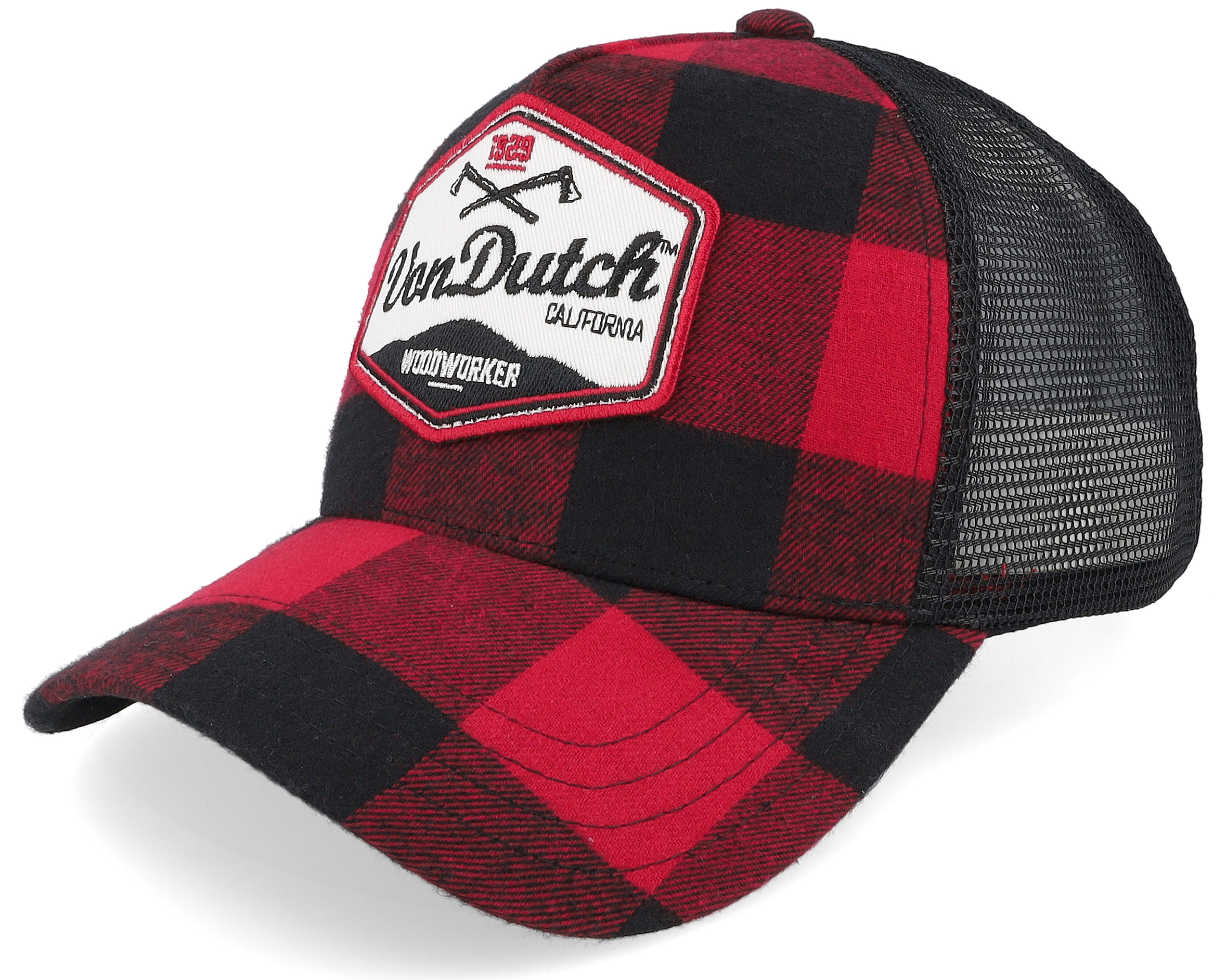 Patch Black/Red A-Frame Trucker | Hatstoreworld.com