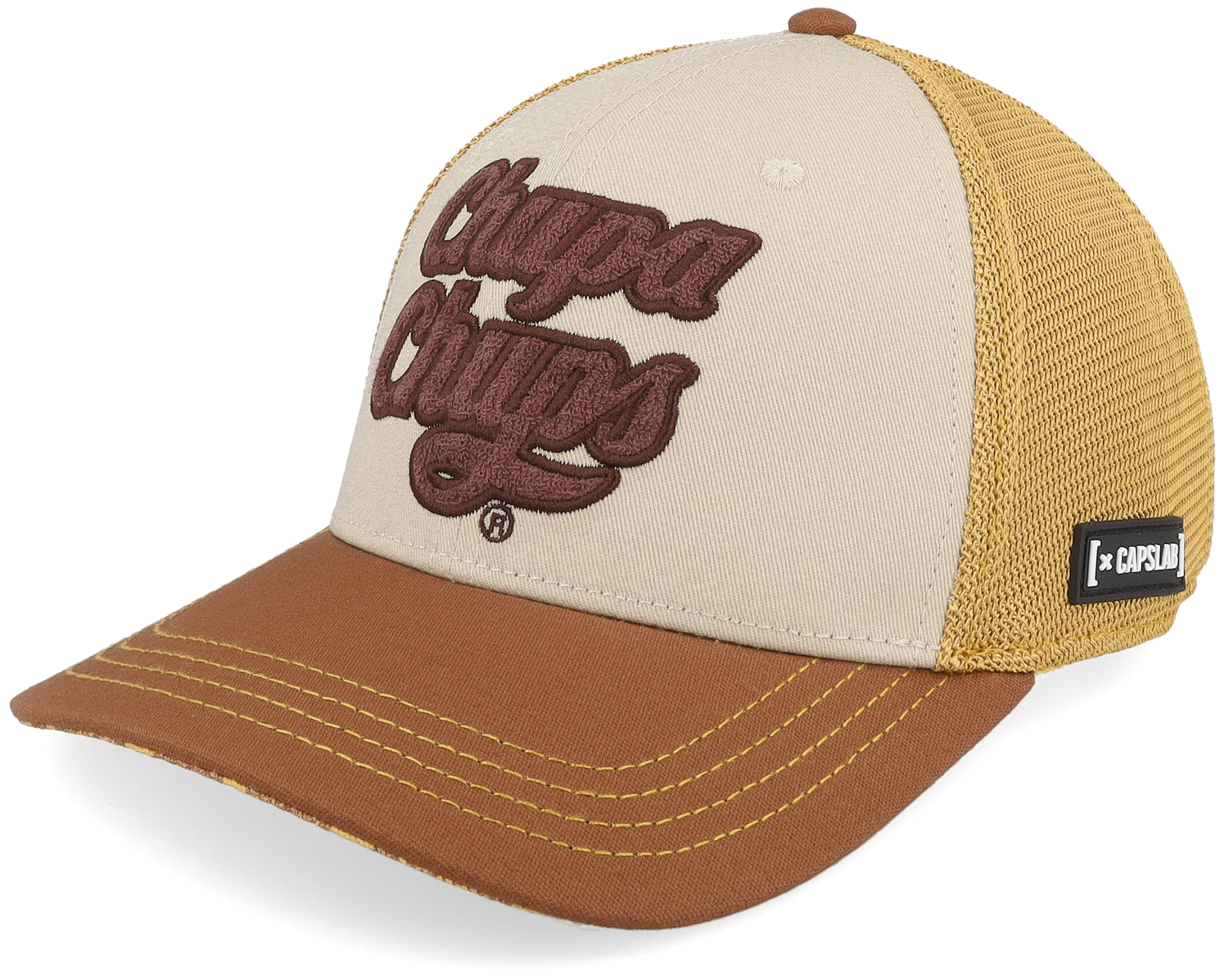 Chupa Chups Beige/White Trucker A-Frame Trucker | Hatstore.com