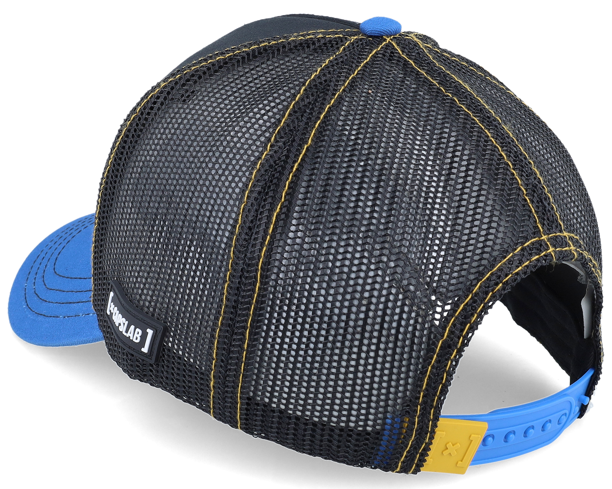 One Piece Chopper Black/Blue A-Frame Trucker | Hatstore.com