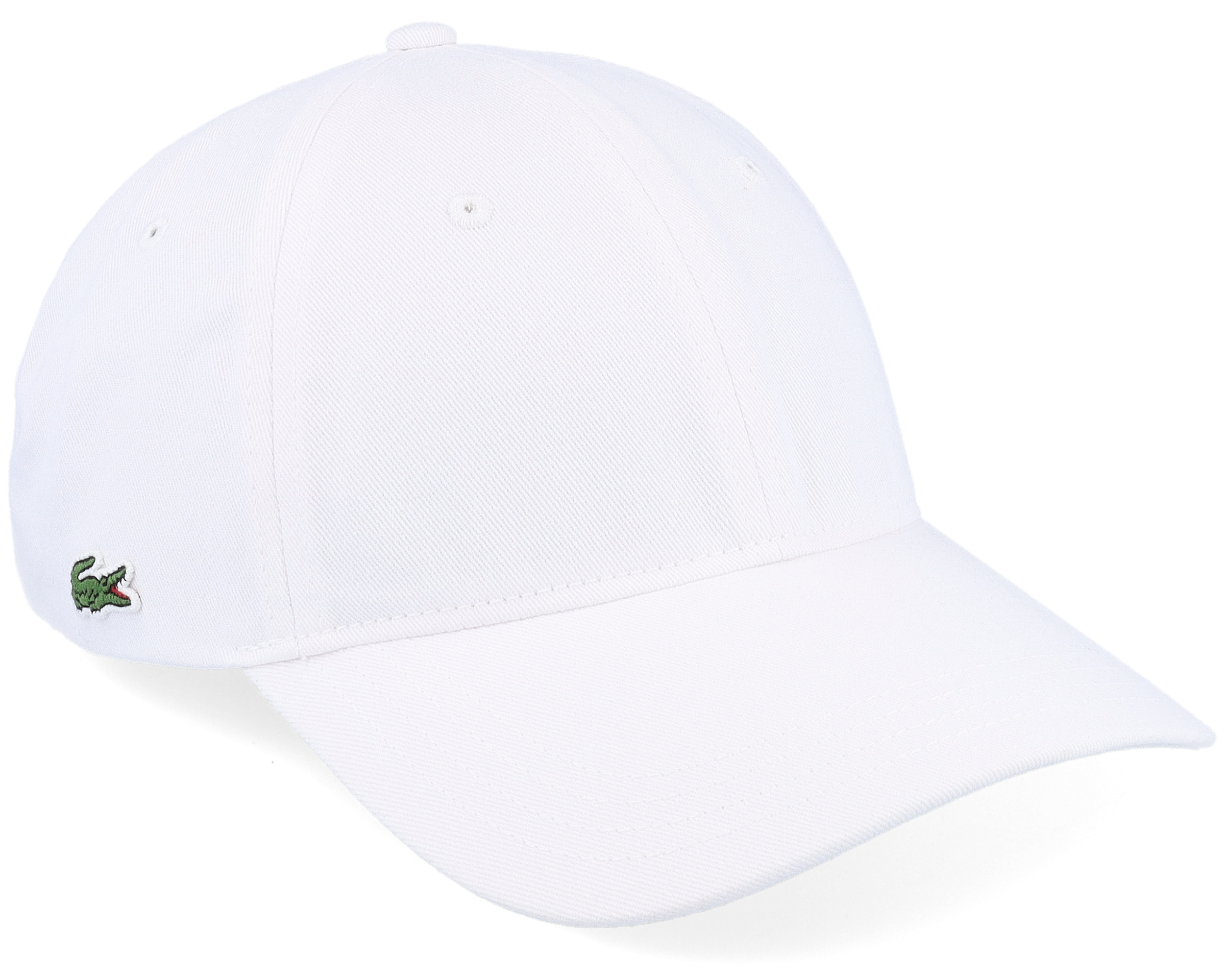 Side Patch White Dad Cap - Lacoste | Hatstore.com