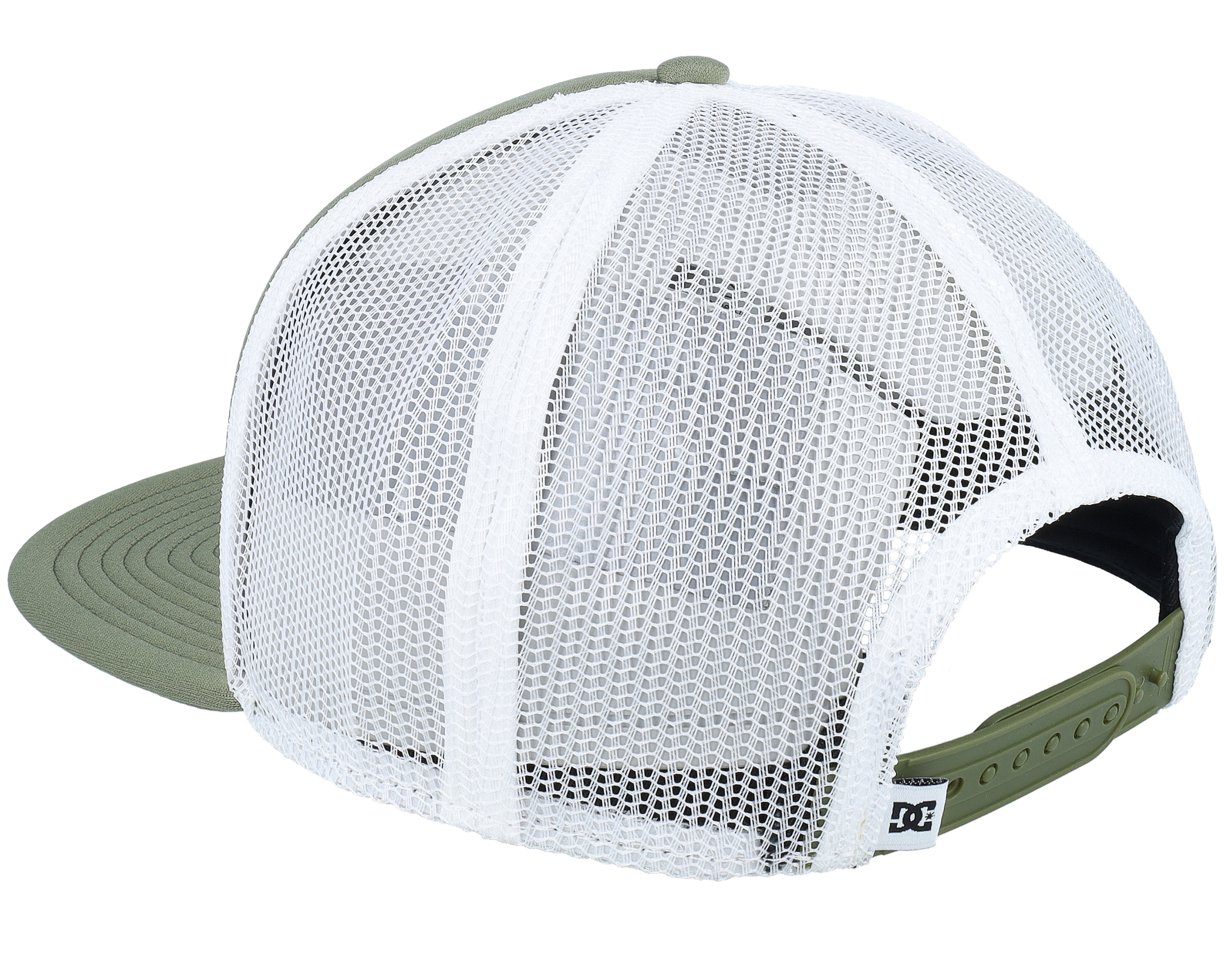 Gas Station Seasonal Deep Lichen Green/White Trucker | Hatstore.com