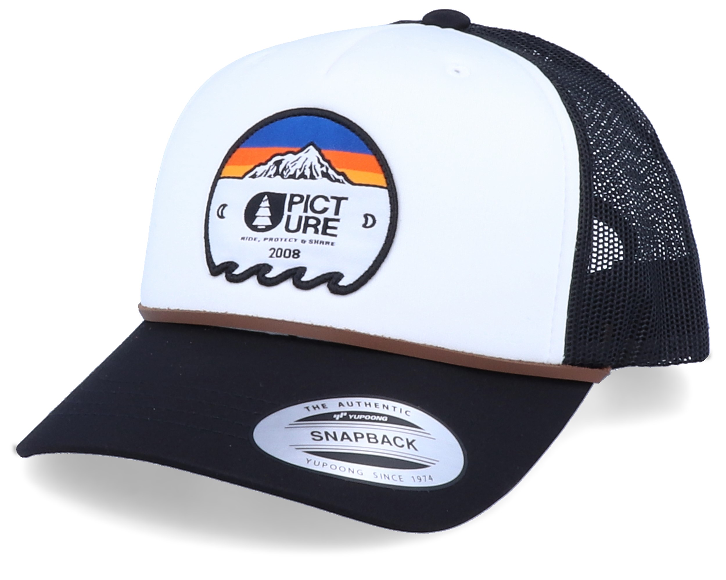 Nelway White/Black Trucker - Picture | Hatstore.de