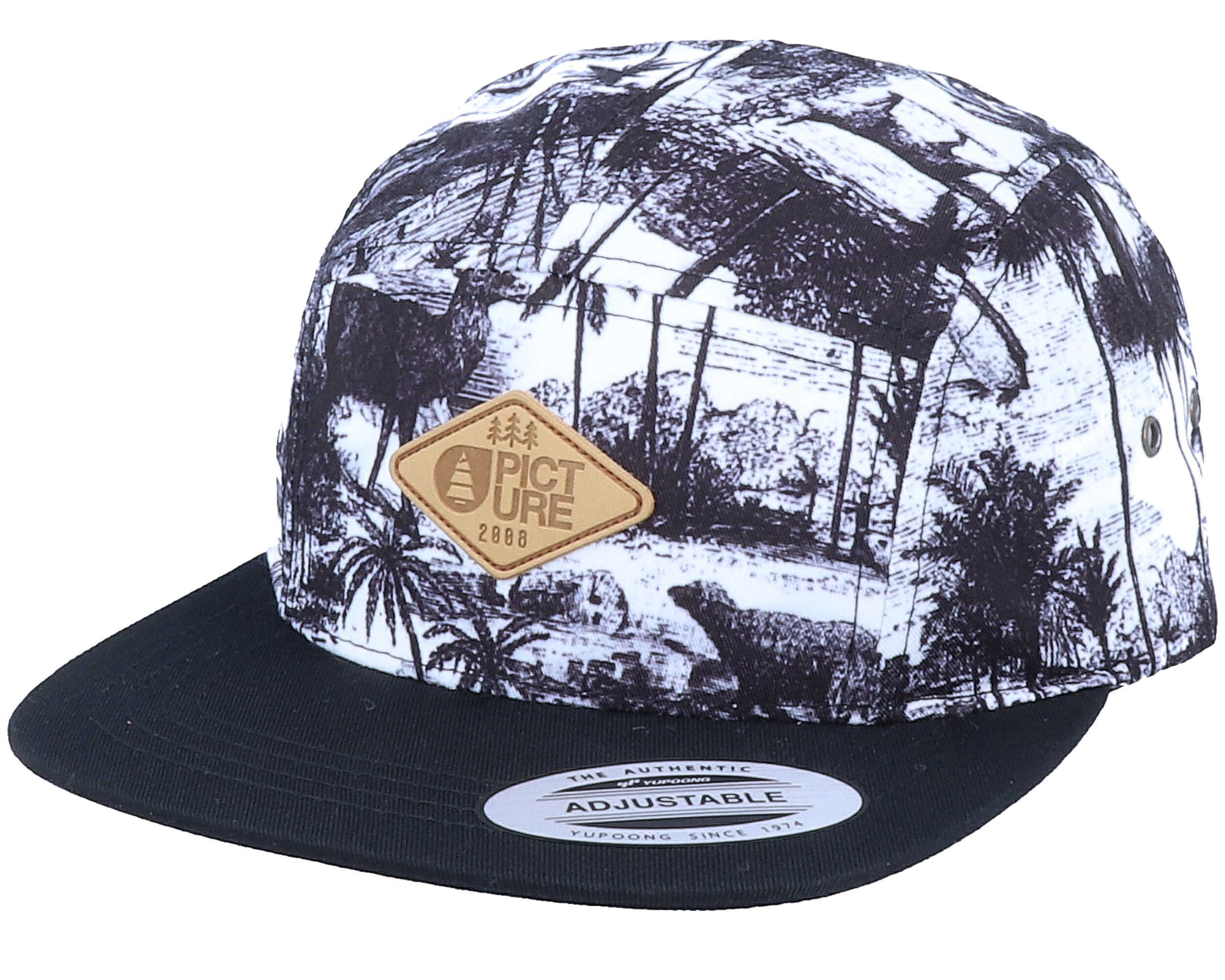 Faro Atlas Black/White 5-Panel - Picture | Hatstore.com