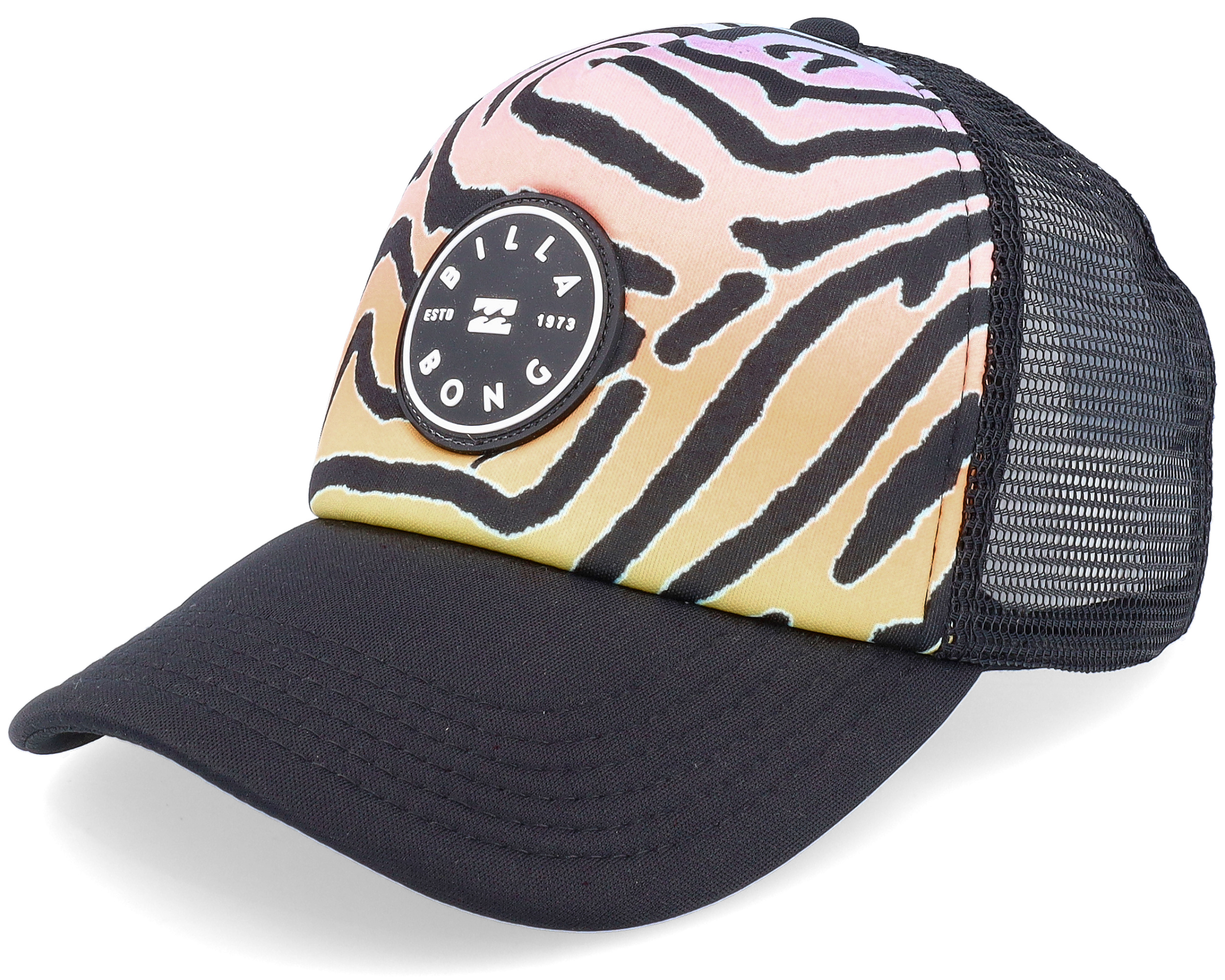 Kids Scoper Pattern/Black Trucker - Billabong cap | Hatstoreworld.com