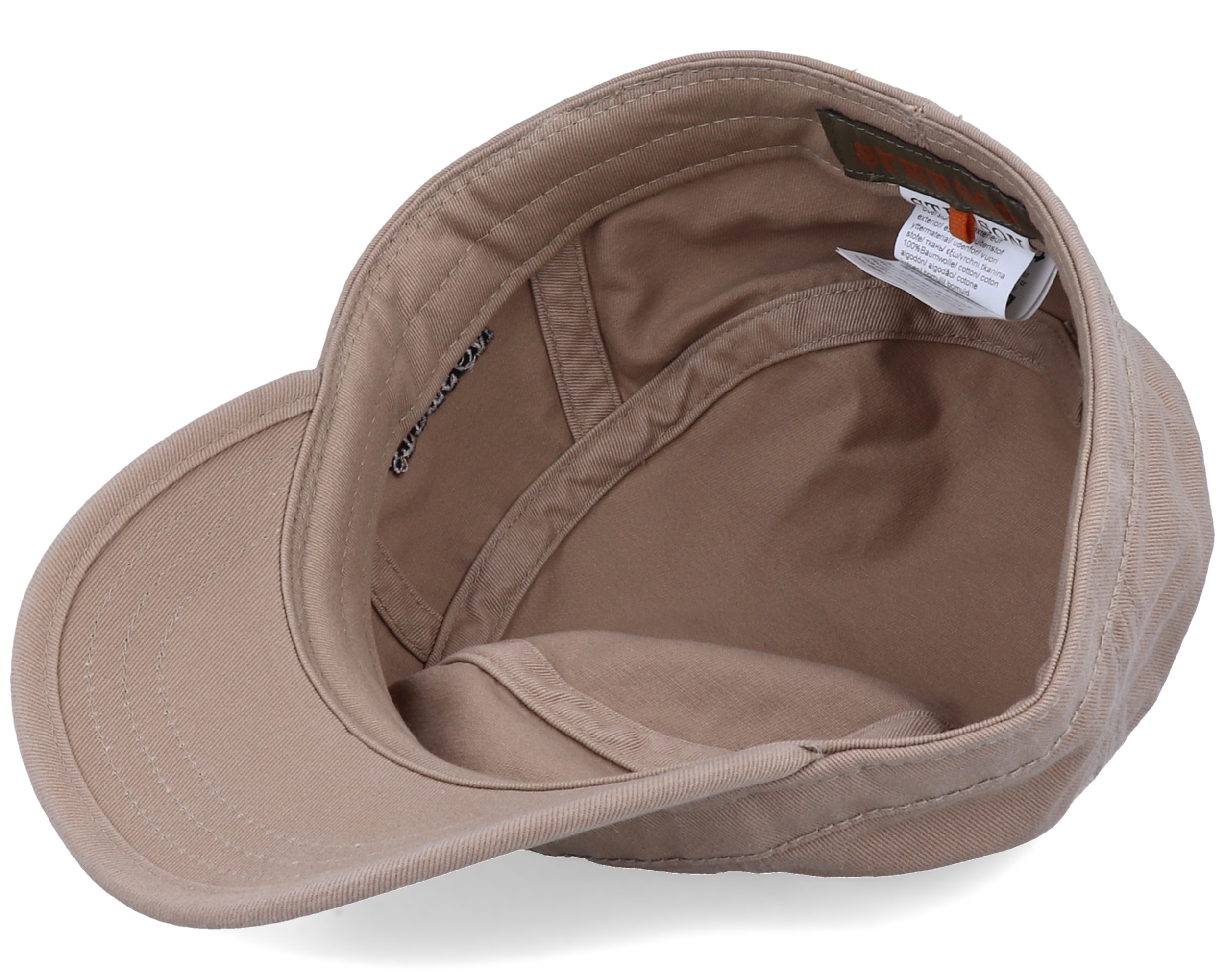 Cap Cotton Khaki Army - Stetson cap | Hatstoreworld.com
